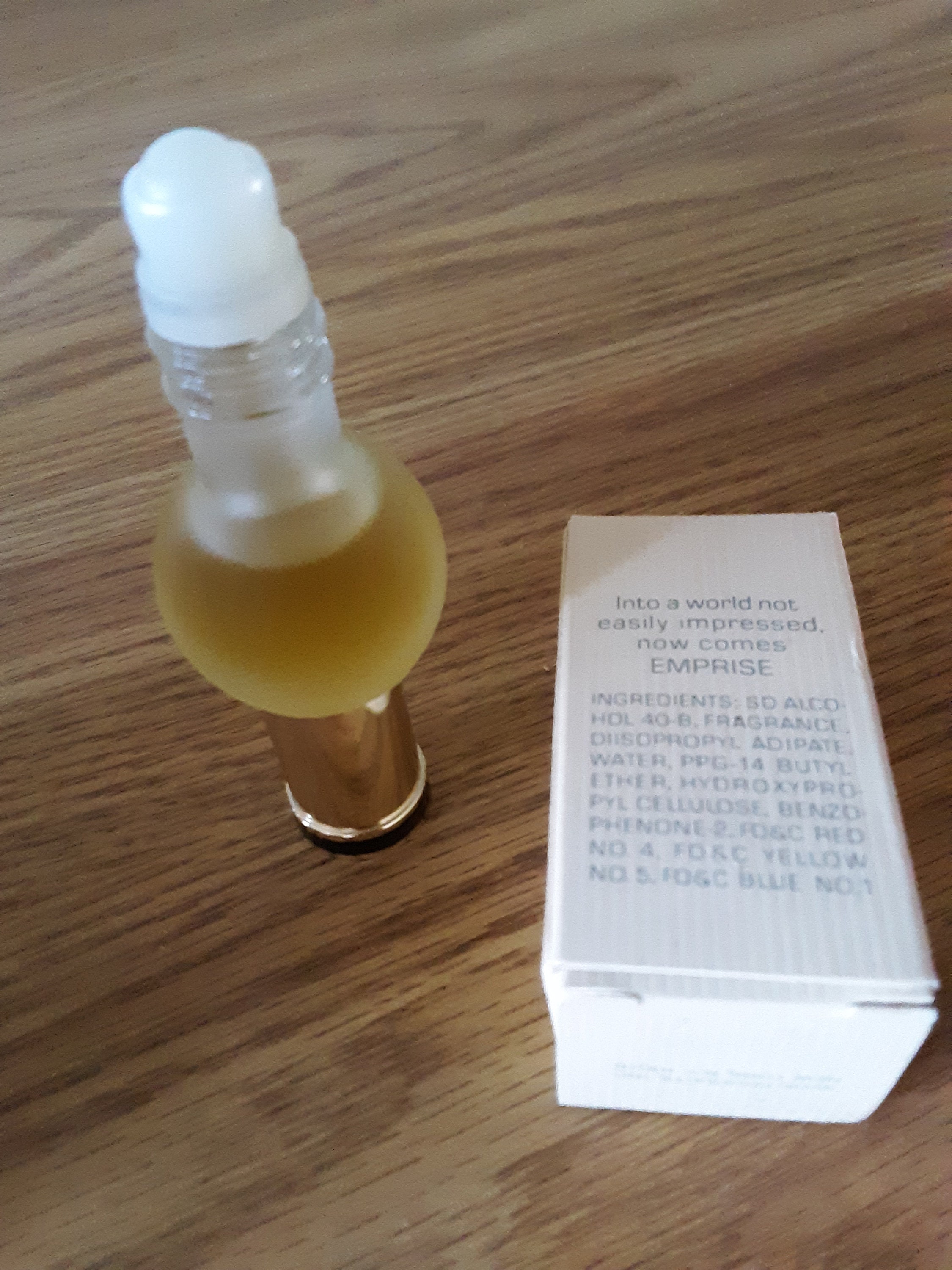 FULL Avon EMPRISE Ultra Purse Concentre (perfume Cologne) Rollette .33 ...