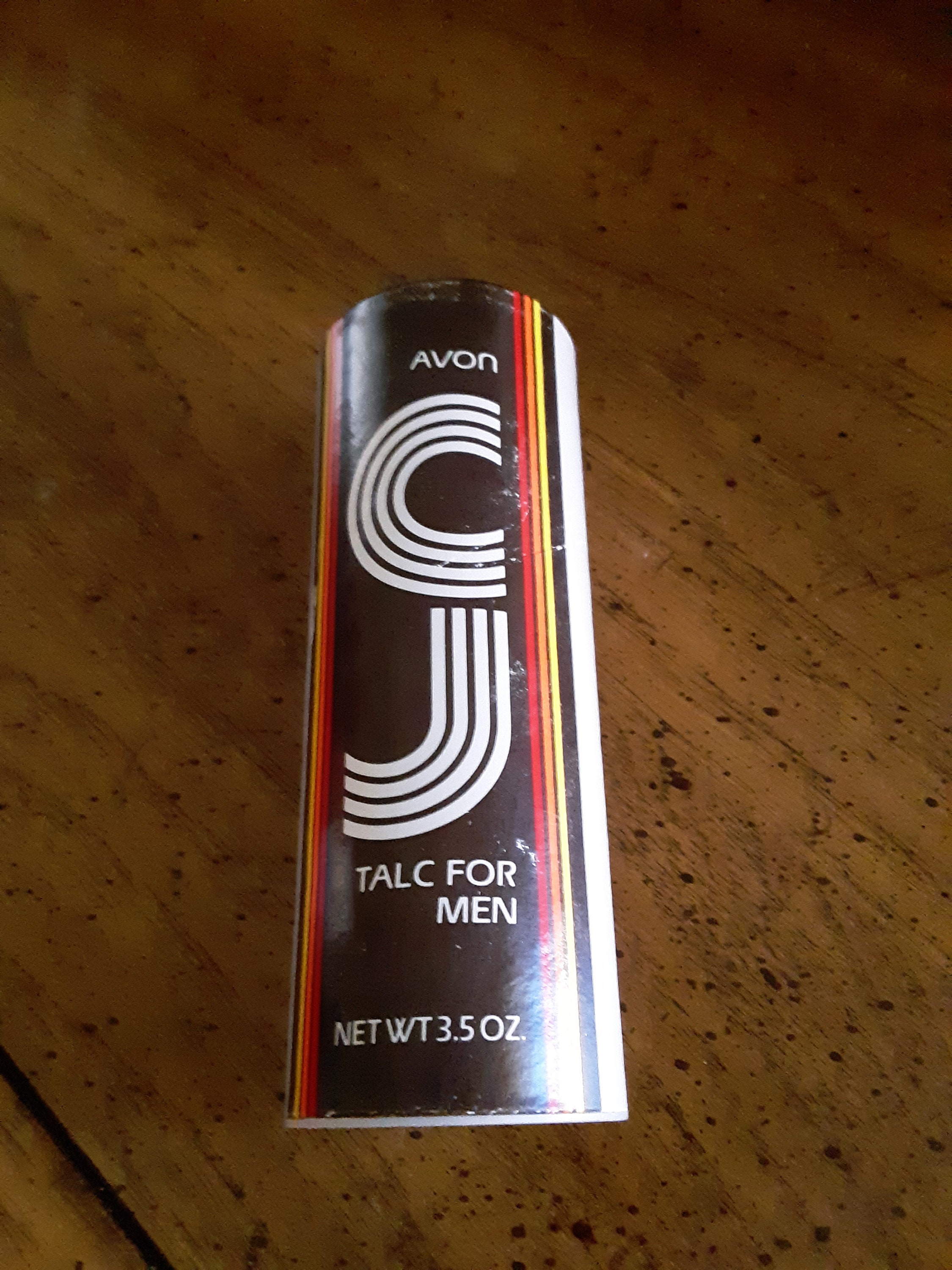 FULL Avon CJ (C J) Talc for Men (body Powder) - 3.5 Oz. Net Wt. - Never ...