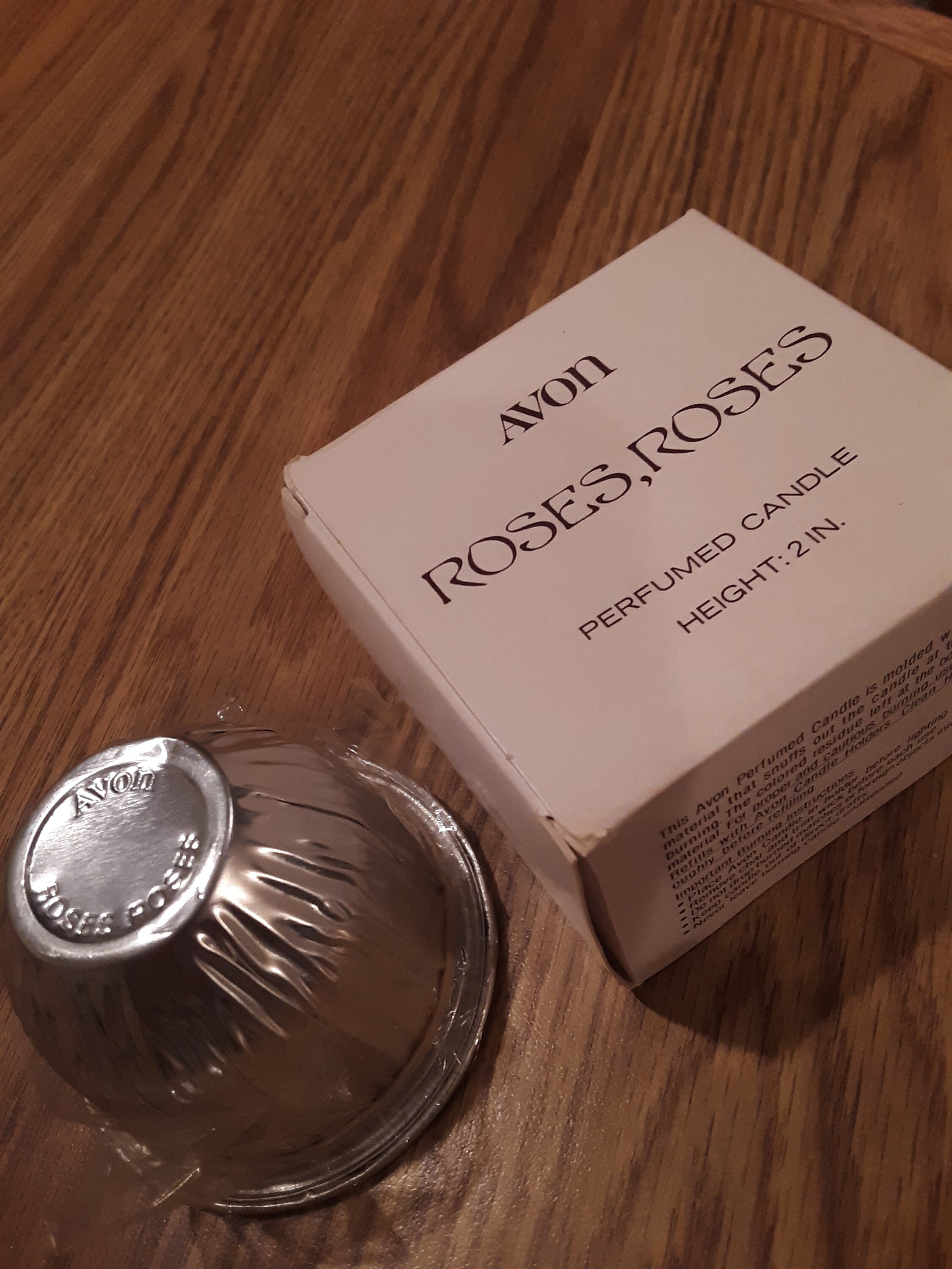 Avon ROSES, ROSES Perfumed Candle Height 2 MINT in Box, Vintage 1970s ...