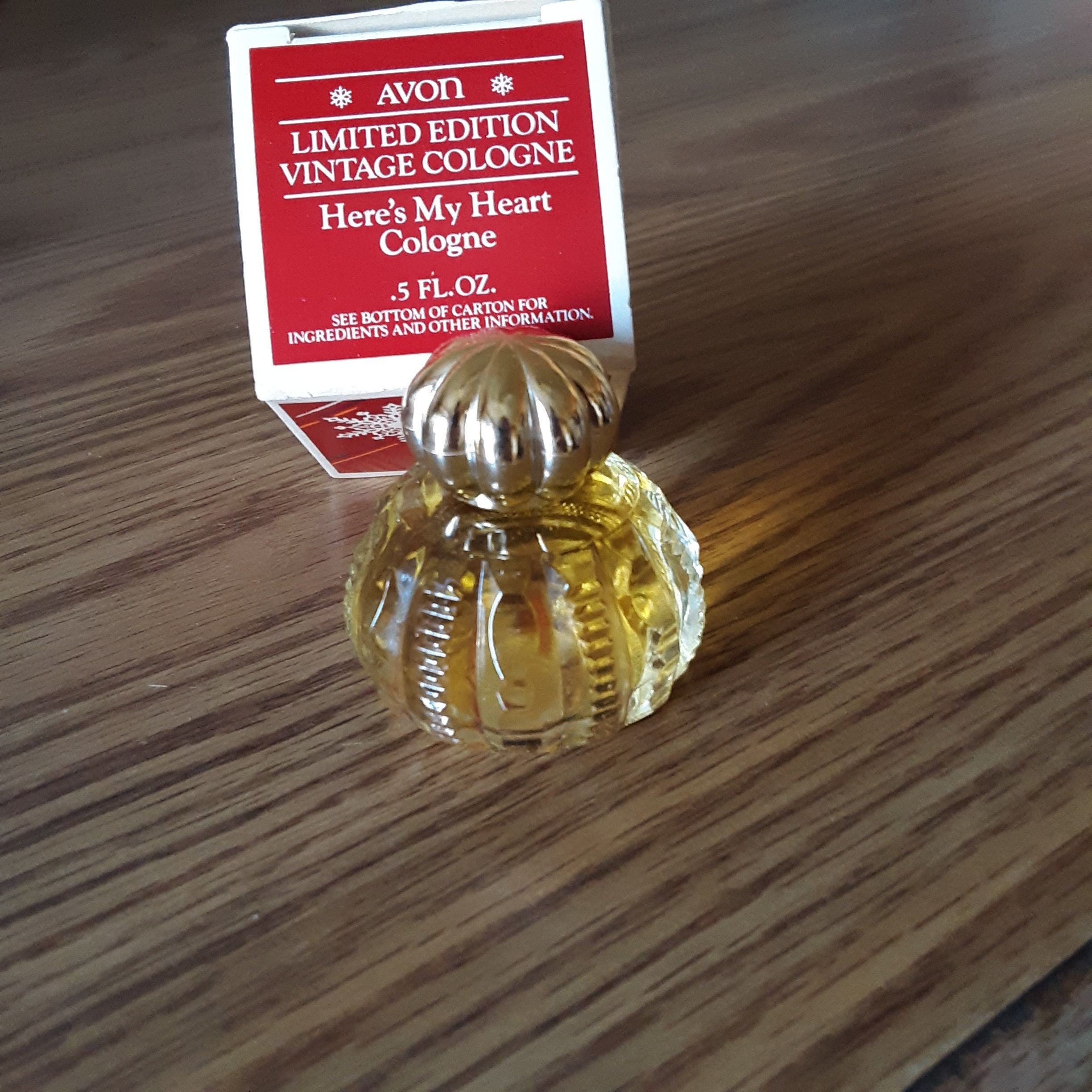Avon 1984 HERE'S My HEART Cologne MINI - Limited Edition Vintage ...