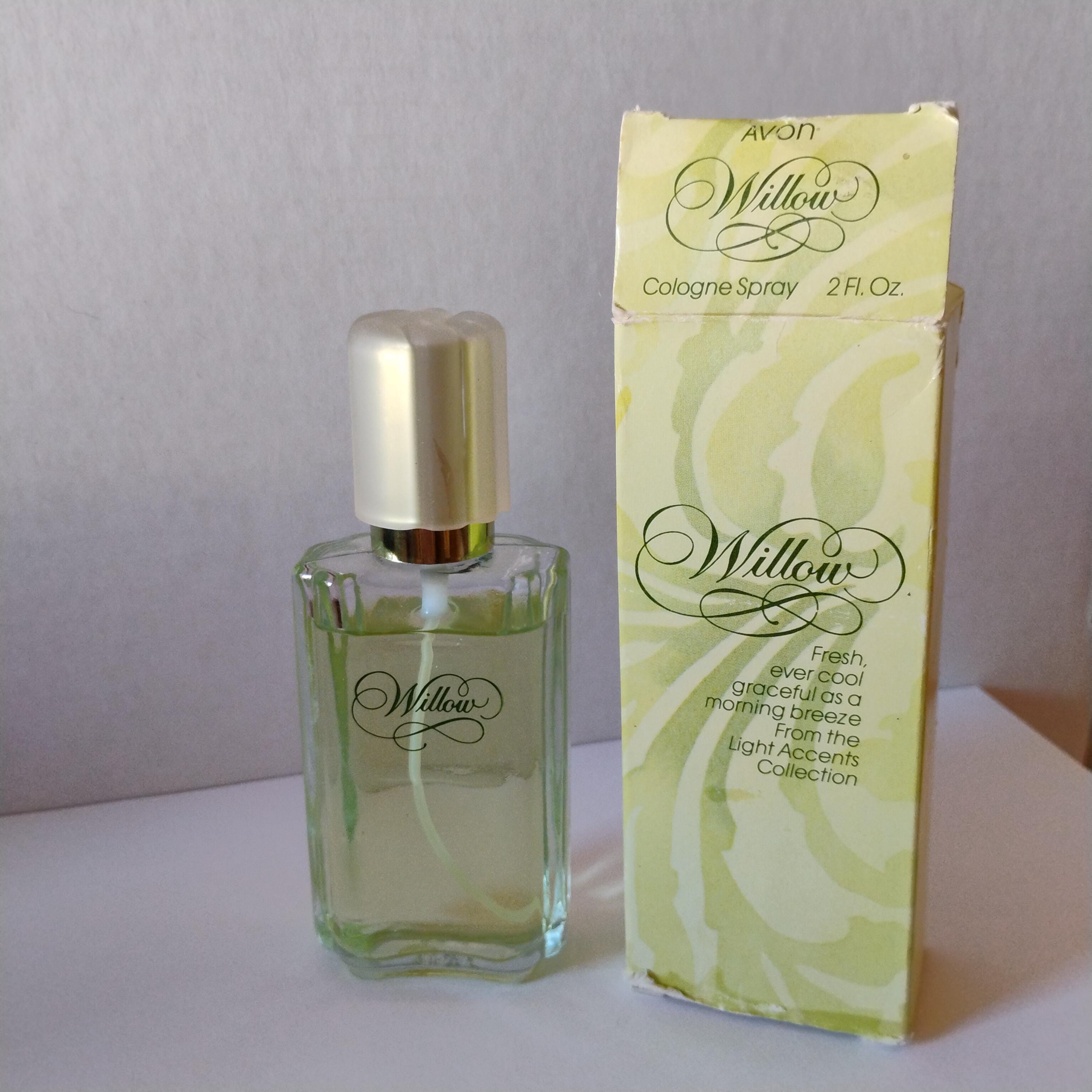 HTF Avon 1983 WILLOW Cologne Spray 2 Fl. Oz. Light Accents Collection ...