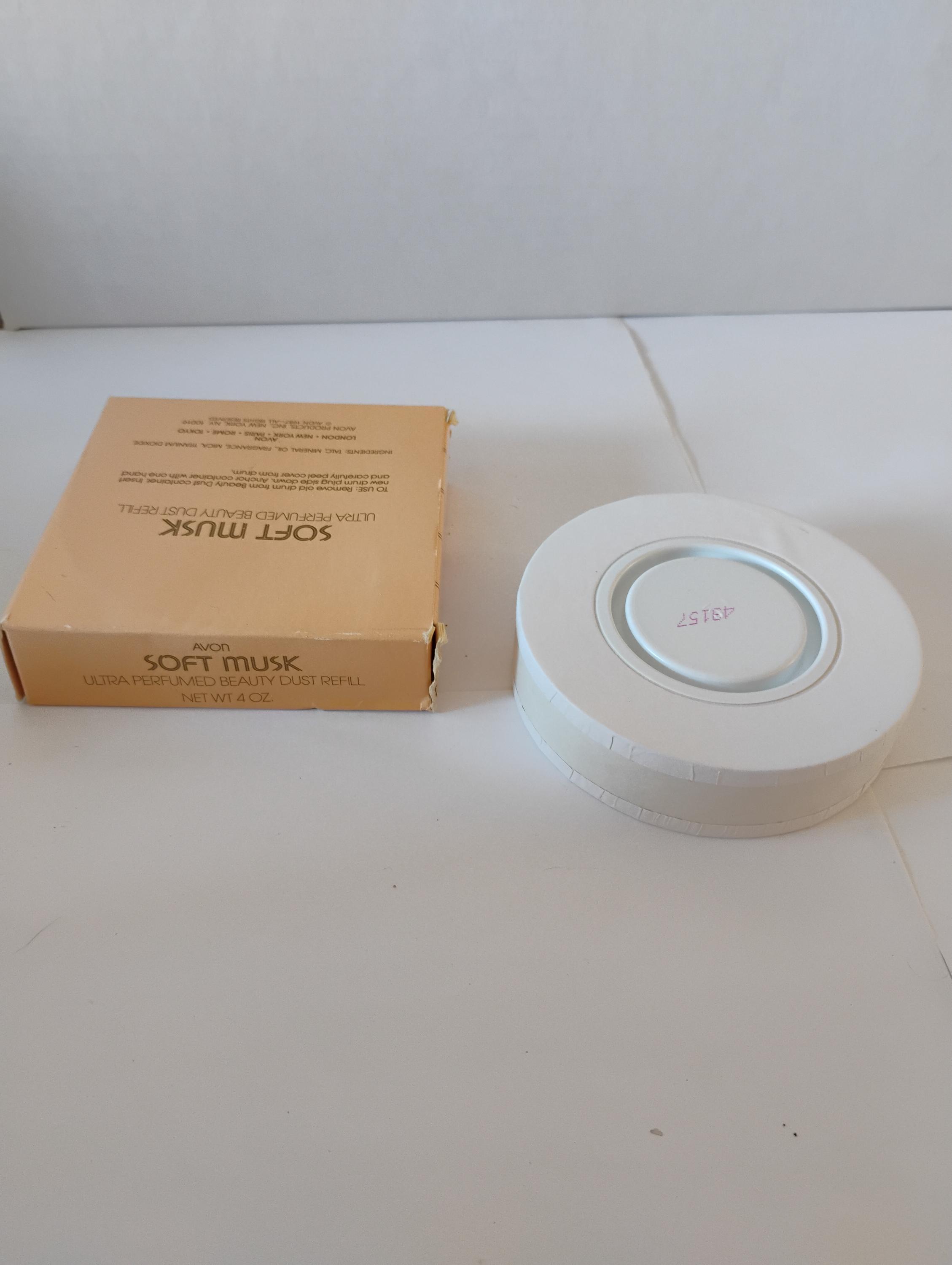 Avon SOFT MUSK Ultra Perfume Beauty Dust (body Powder) Refill 4 Oz. Net ...