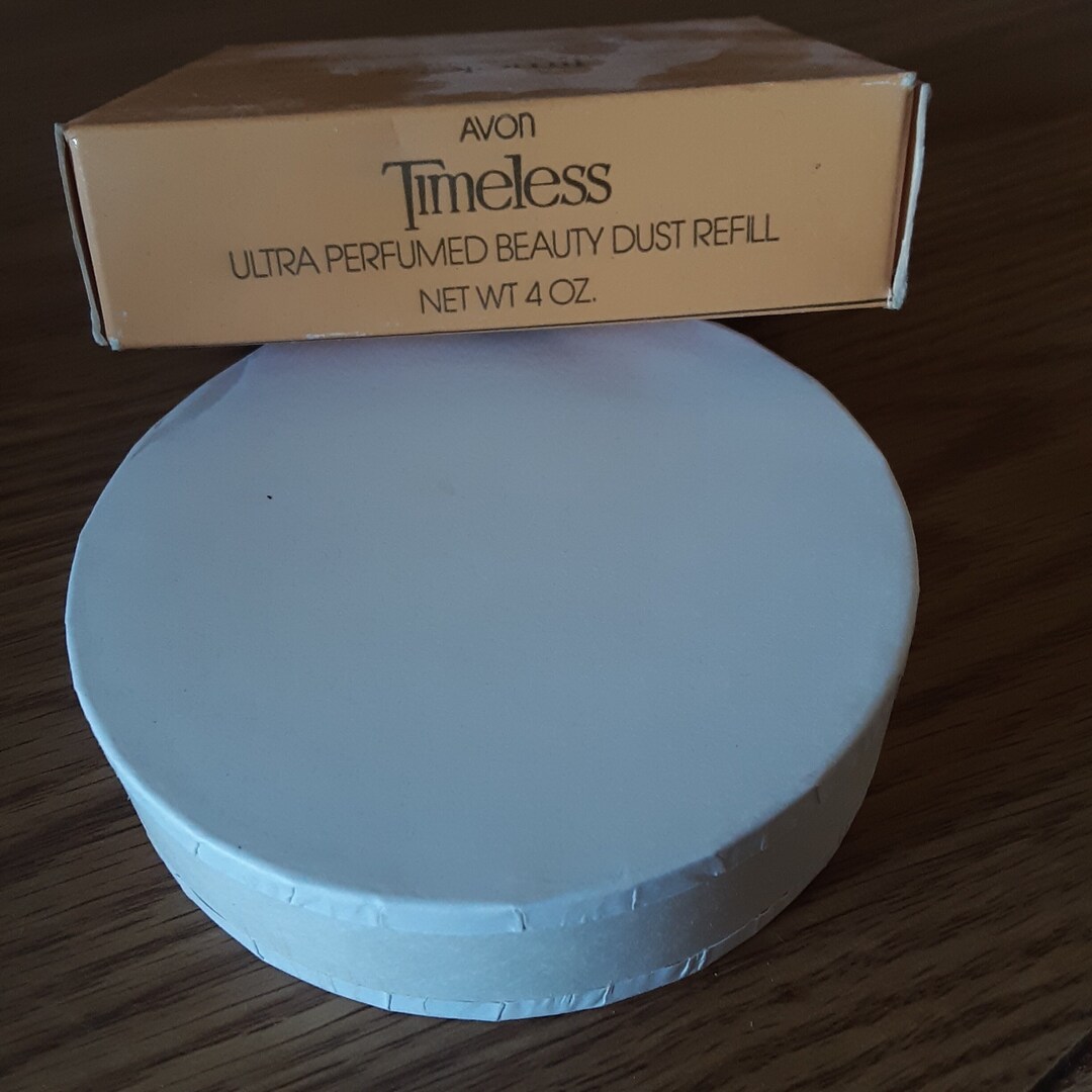 Avon TIMELESS Ultra Perfume BEAUTY DUST body Powder Refill 4 Oz. Net Wt ...