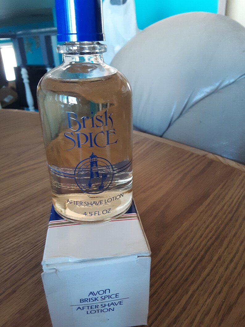 FULL Avon BRISK SPICE After Shave (aftershave) Lotion 4.5 Fl. Oz., Mint ...