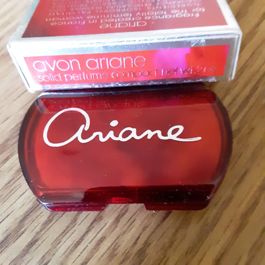 Avon ARIANE Solid PERFUME Compact Mint in Box, Never Used, Vintage ...