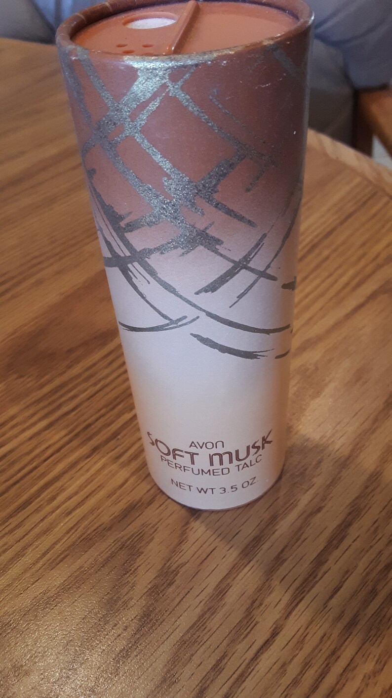 Avon 1982 SOFT MUSK Perfume Talc body Powder 3.5 Oz Net Wt. FULL, Never ...