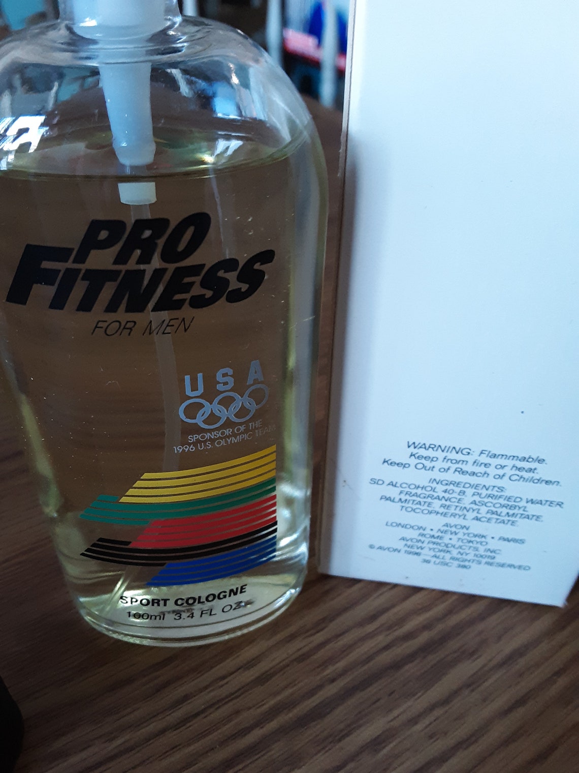 Avon PRO FITNESS for MEN Sport Cologne Spray 3.4 Oz. Full, Never Used ...