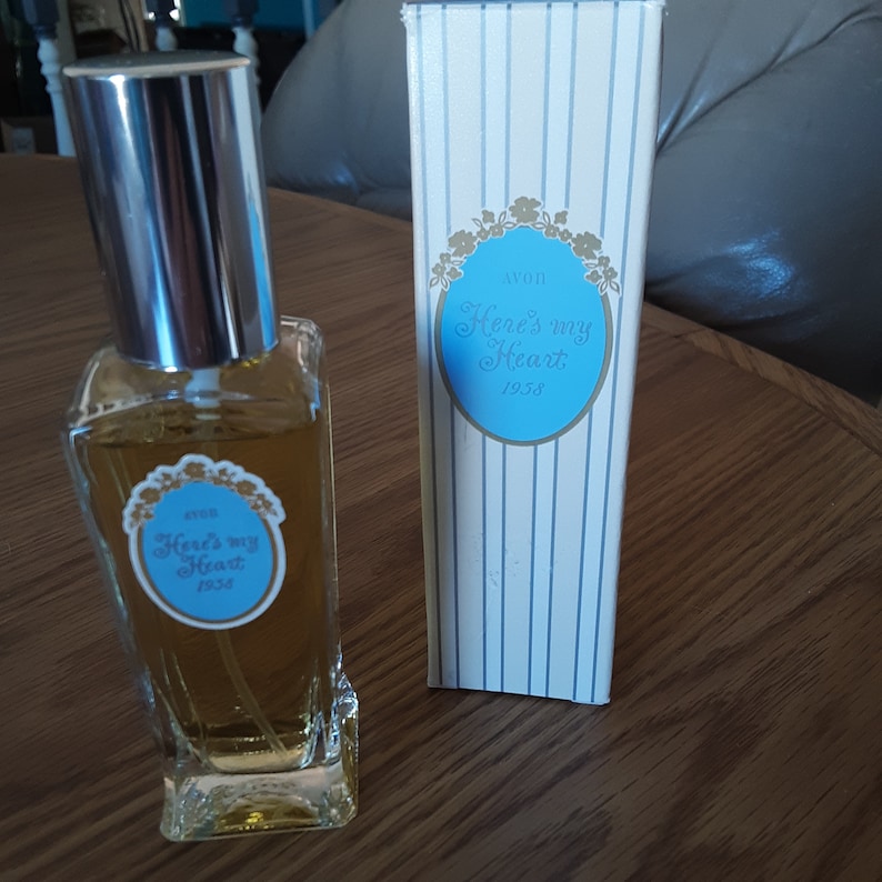 Avon HERE'S MY HEART Cologne Spray From the Vintage - Etsy