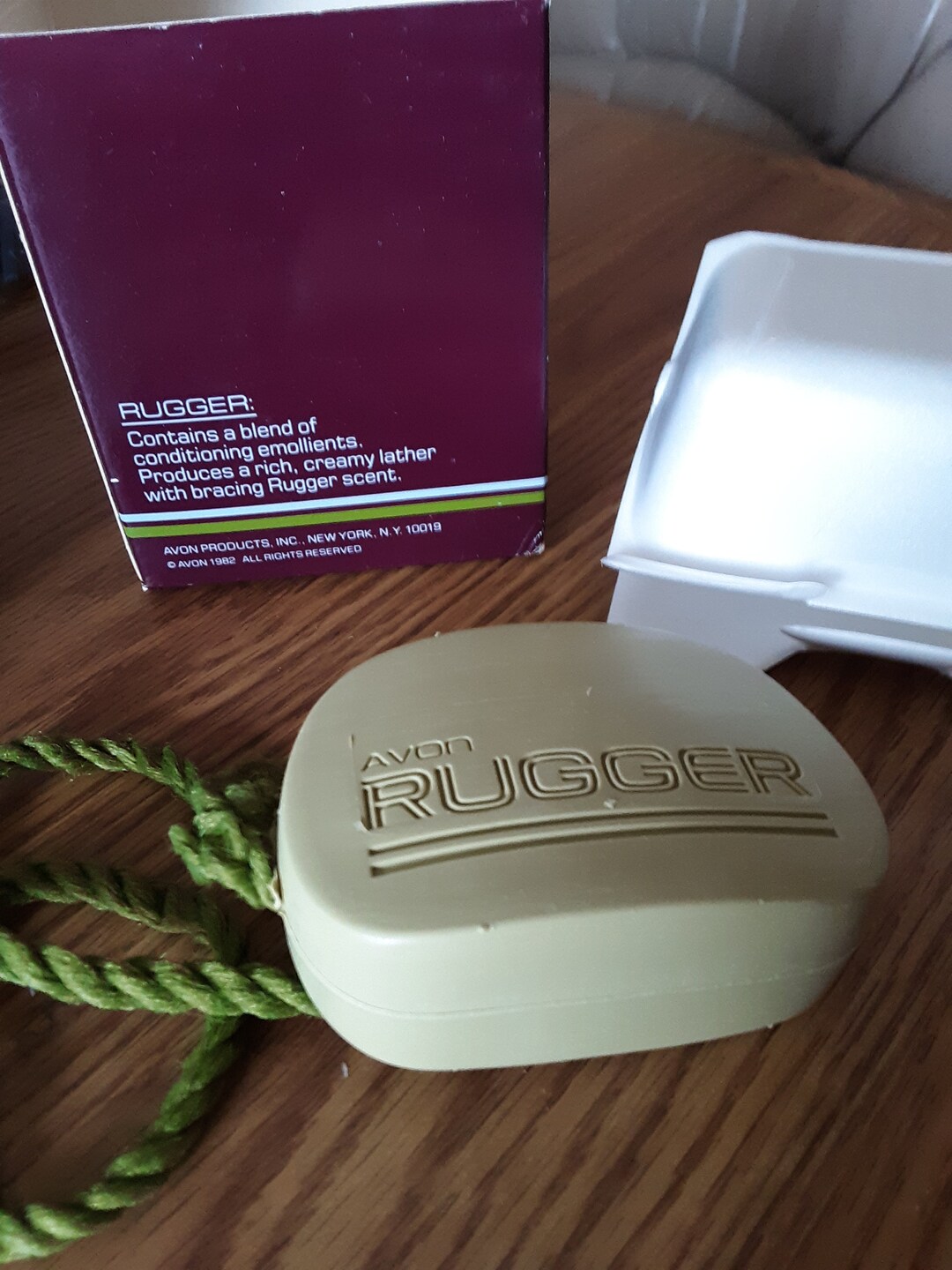 1982 Avon RUGGER Shower Soap-on-a-rope Soap for Men 5 Oz. Net Wt, Mint ...