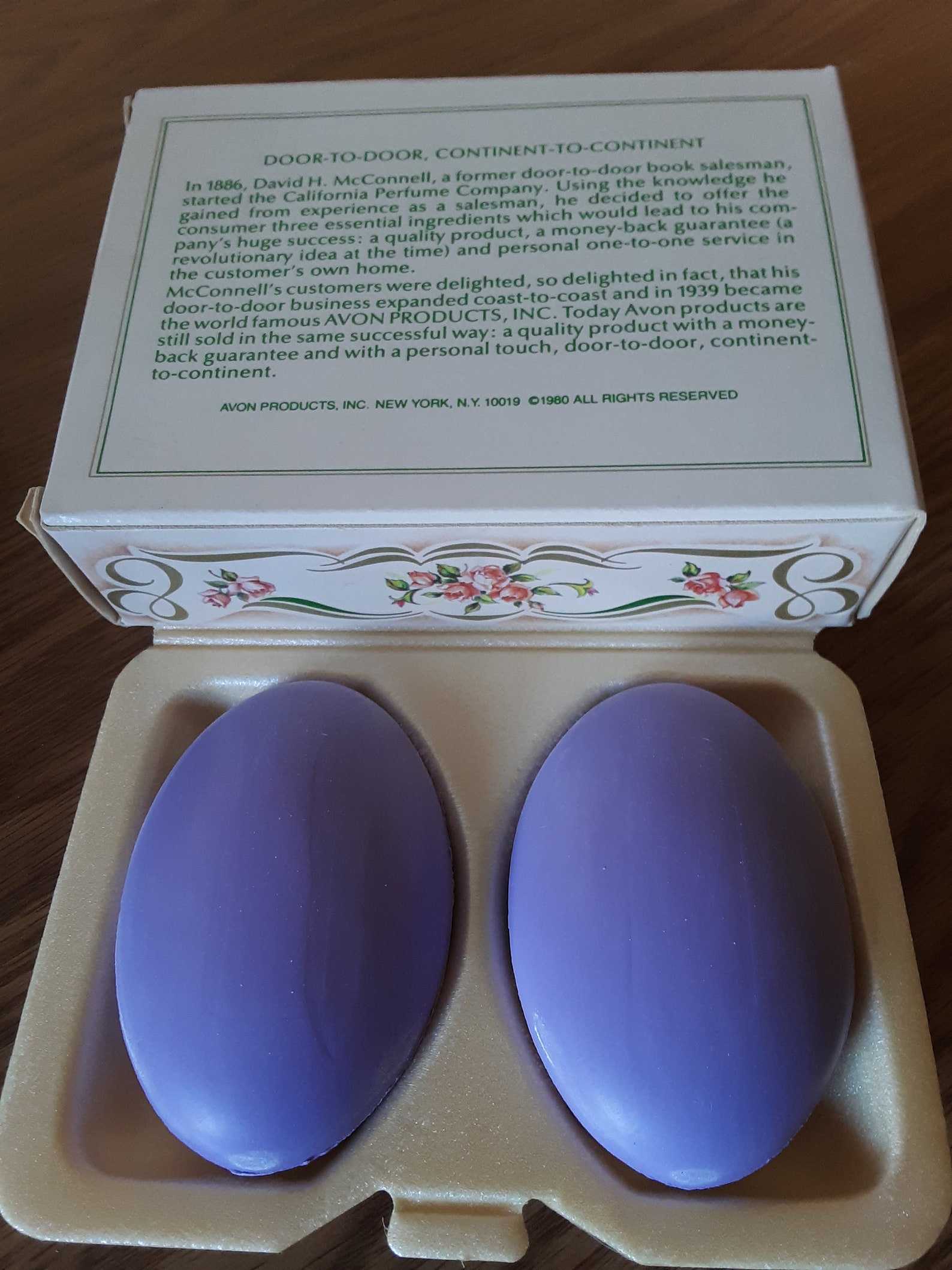 Avon VIOLET SOAPS de California Perfume Co. 1980 Anniversary | Etsy