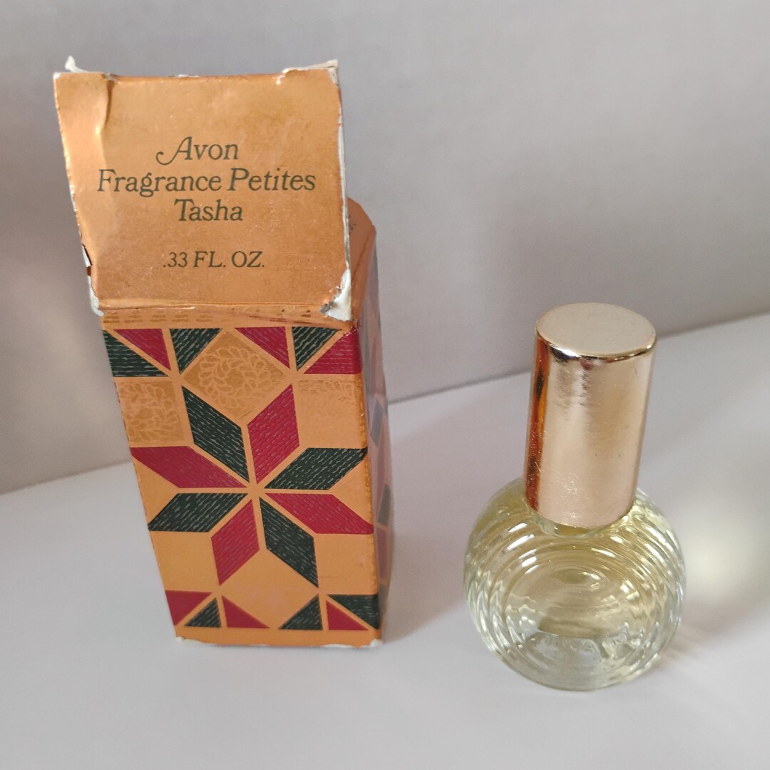 Avon TASHA Cologne Mini .33 Fl. Oz., Full in Box, Vintage 1980s ...