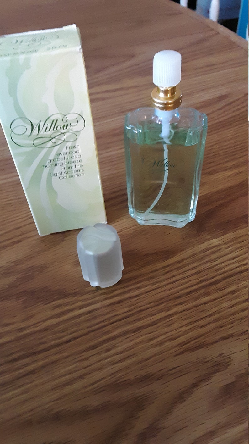 HTF Avon 1983 WILLOW Cologne Spray 2 Fl Oz Light Accents Collection ...