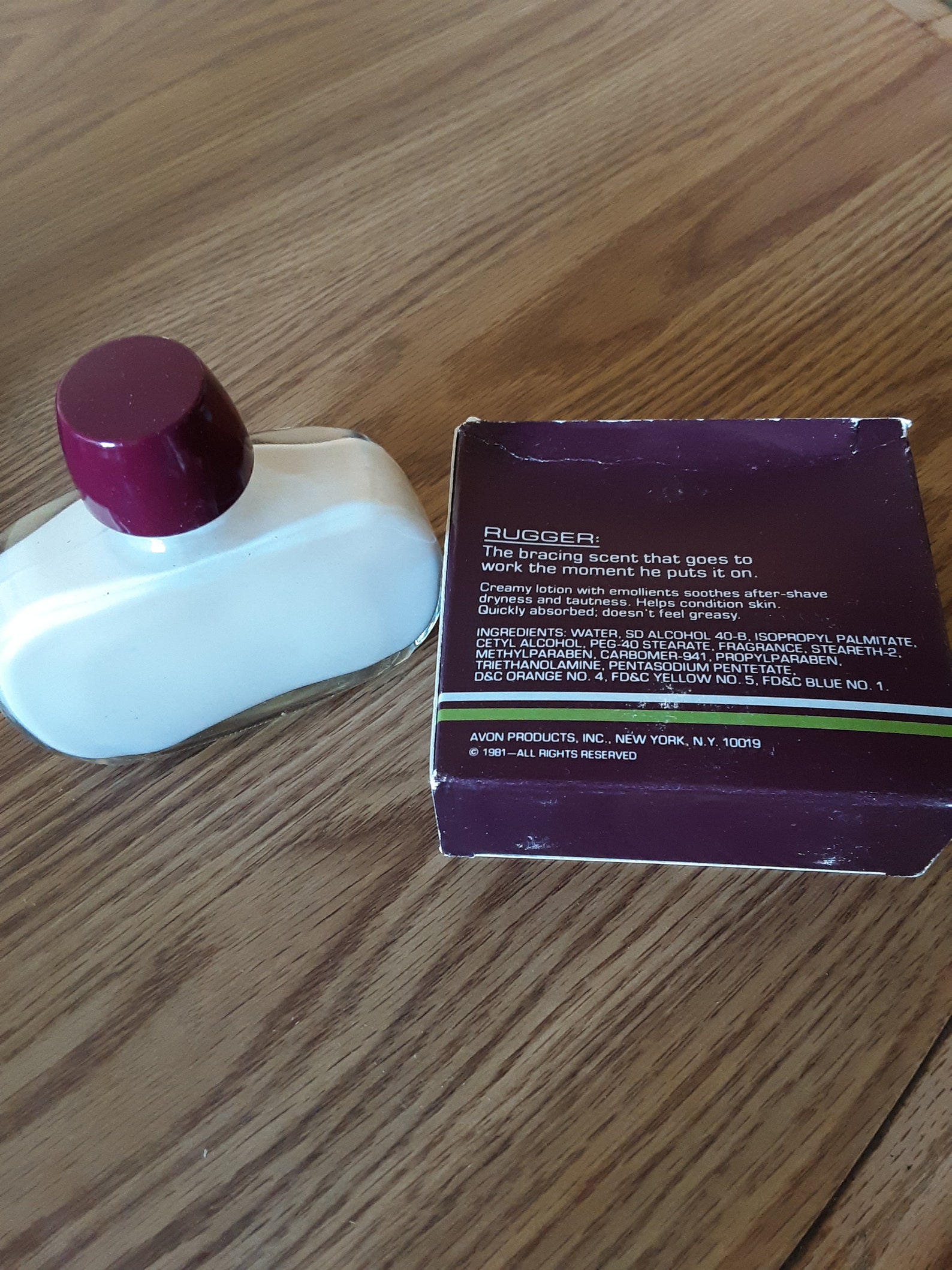 Avon 4 oz RUGGER After Shave para después del afeitado Chupete 4 fl oz ...