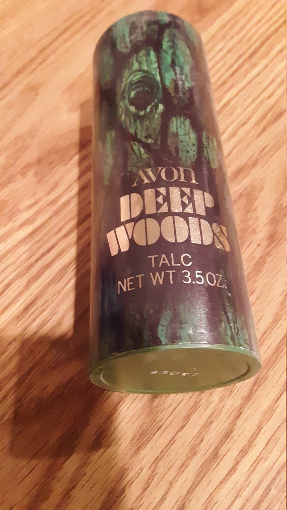 FULL Avon DEEP WOODS Talc body Powder for Men 3.5 Oz. Net | Etsy