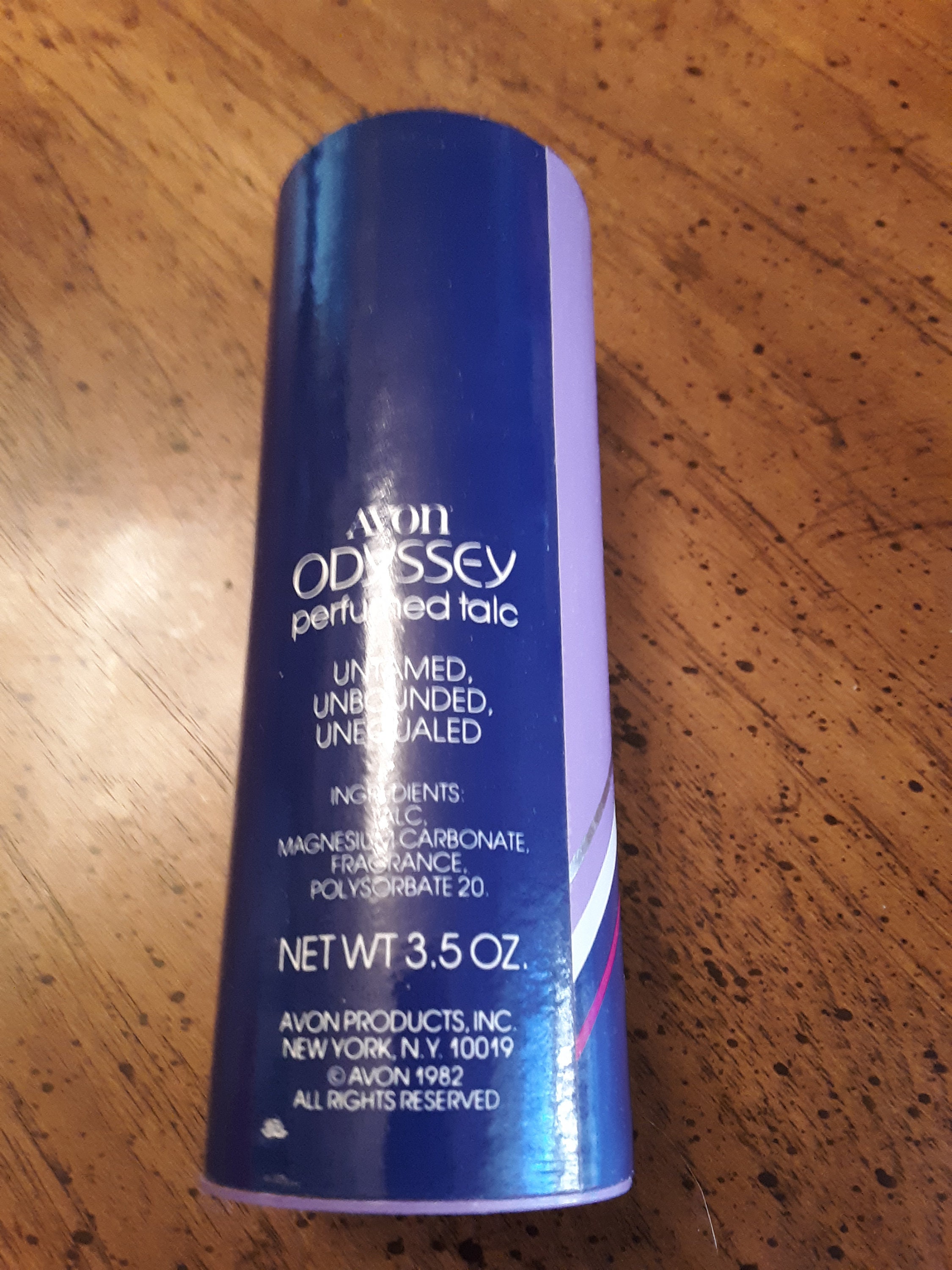 FULL Avon ODYSSEY Perfumed Talc (body Powder) 3.5 Oz. Net Wt. - Never ...