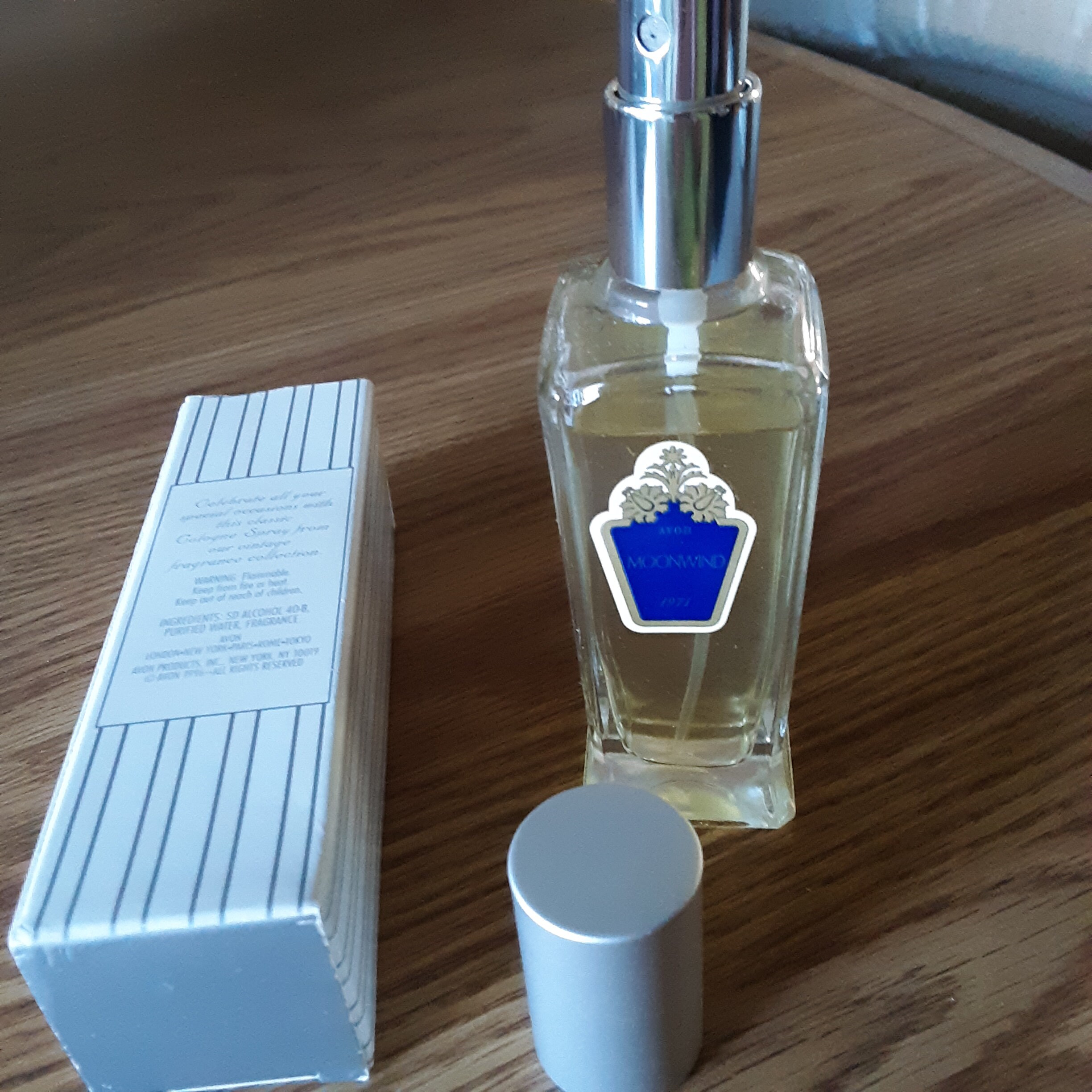 FULL Avon MOONWIND Cologne Spray 1.7 Fl Oz, Vintage 1996, Sentimental ...