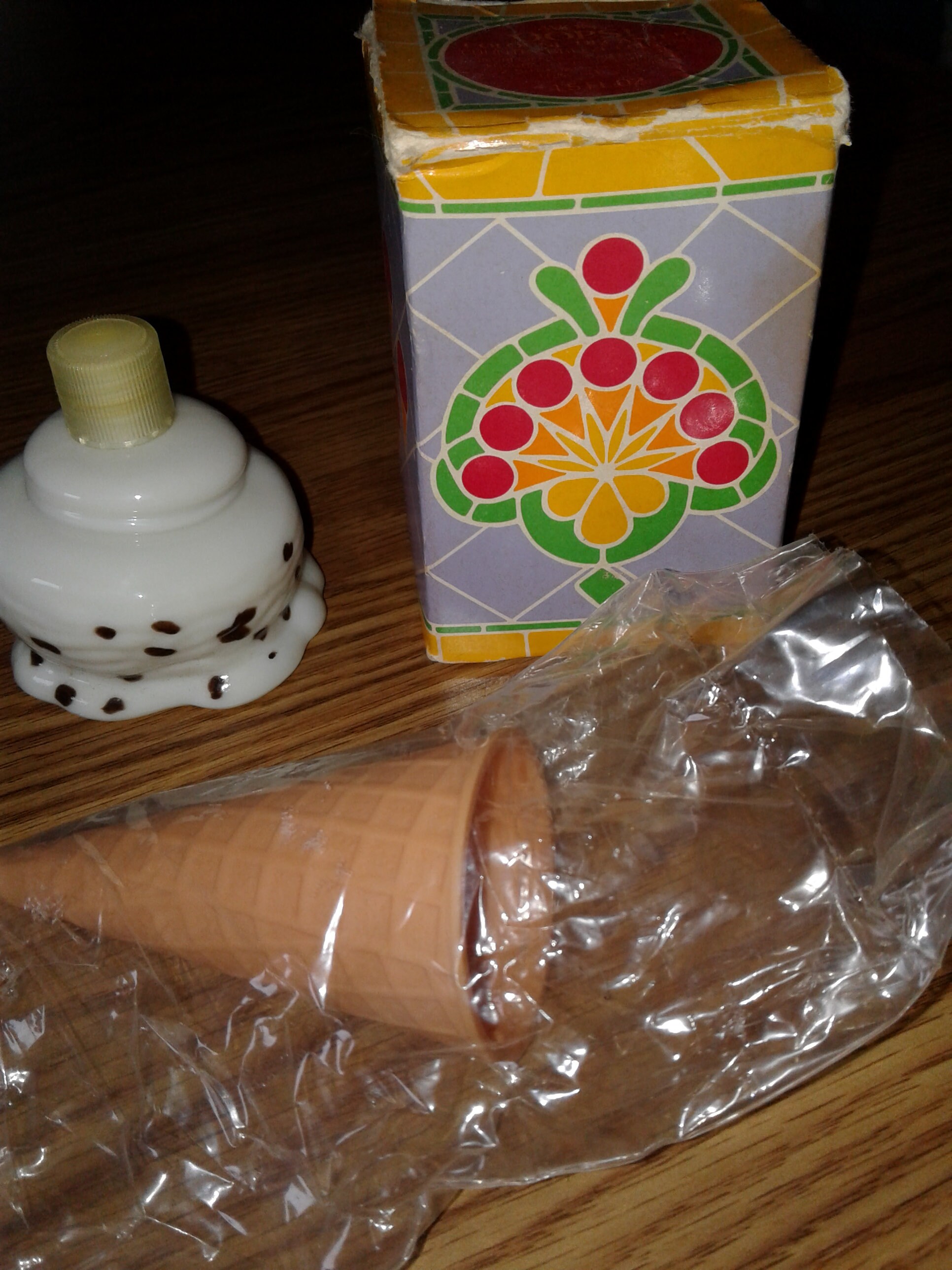 Avon OOPS Ice Cream Cone sugar Cone With Chocolate Chips - Etsy