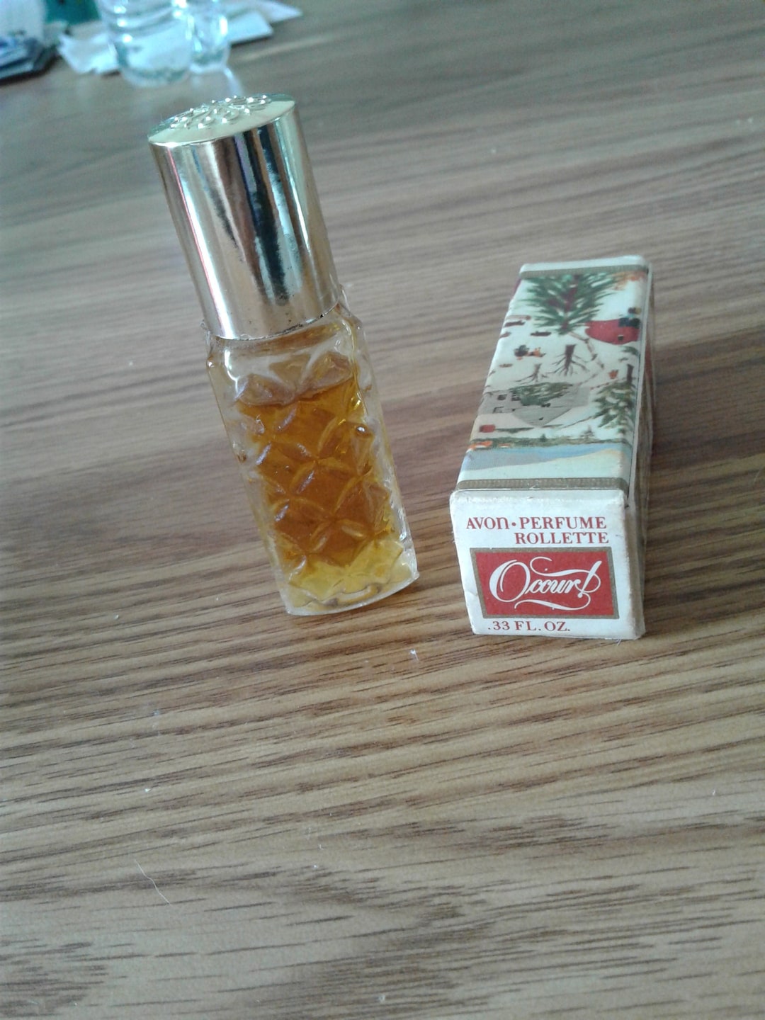 Avon OCCUR Perfume not Cologne ROLLETTE .33 Fl Oz. Never - Etsy