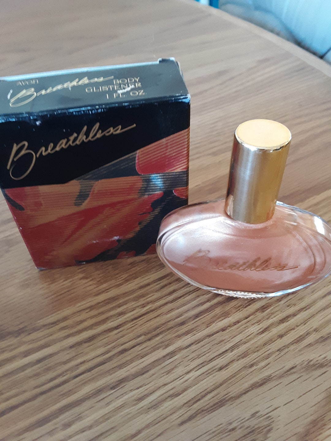 FULL Avon BREATHLESS Body Glistener With Golden Highlights, 1 Fl Oz ...