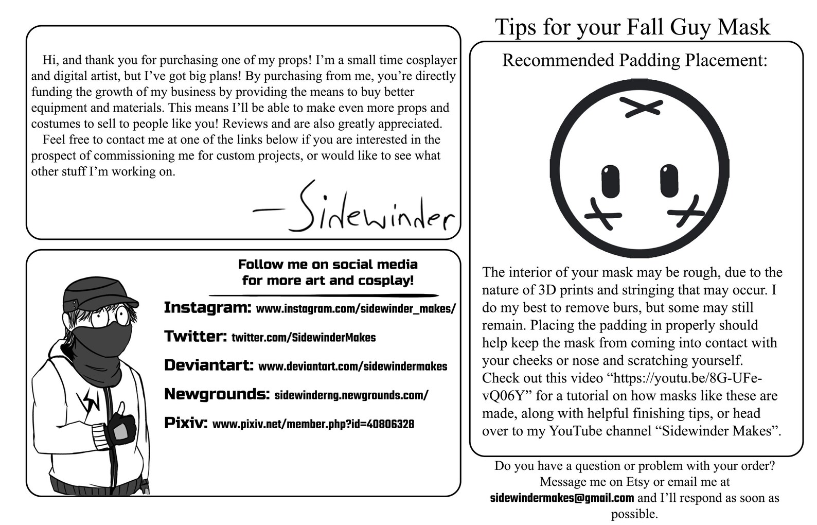 Fall Guy Mask 3D Printed DIY Kit - Etsy