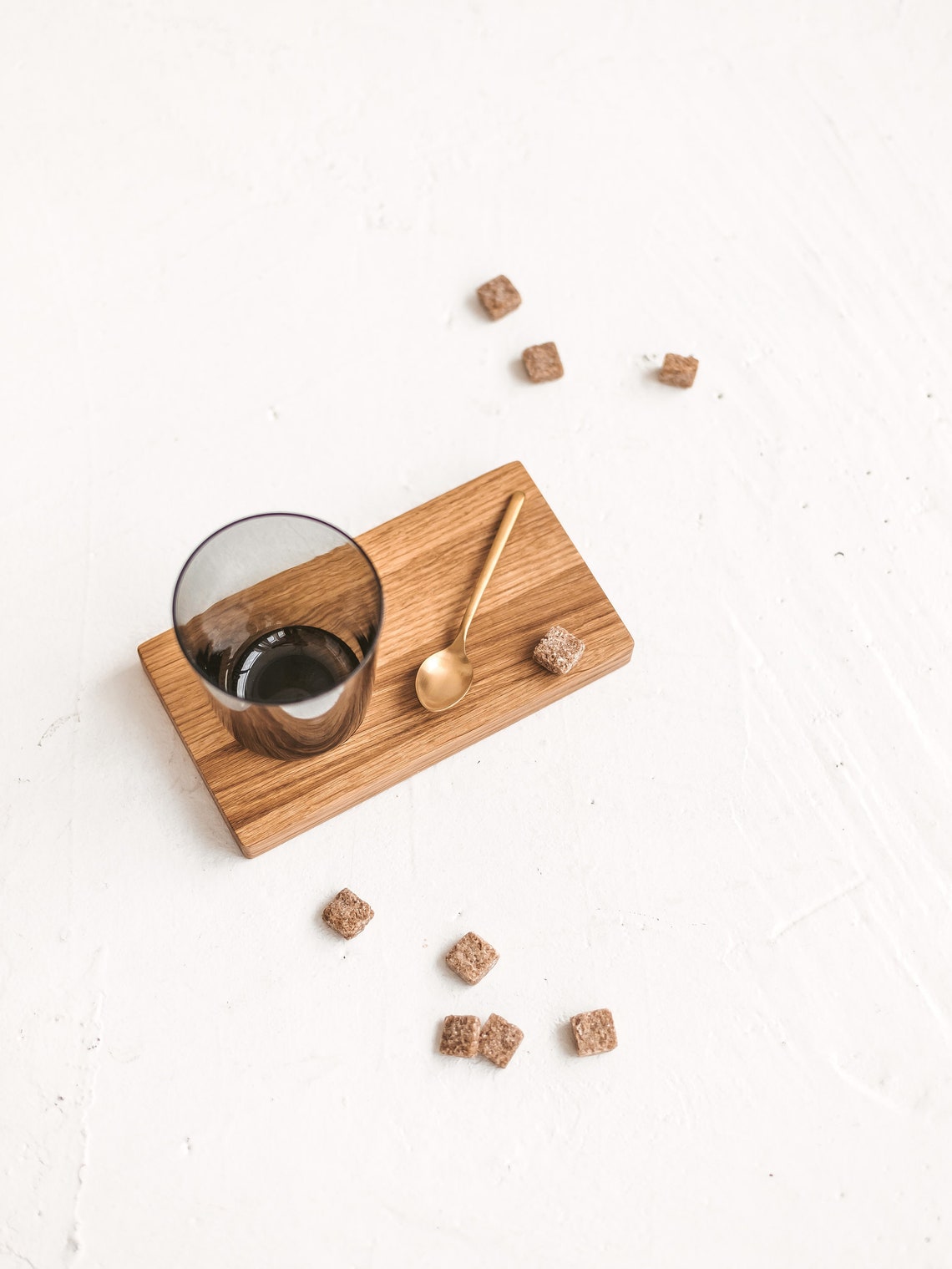 Handmade Oak Fika Board | Minimalist Scandinavian Beverage Tray - Etsy
