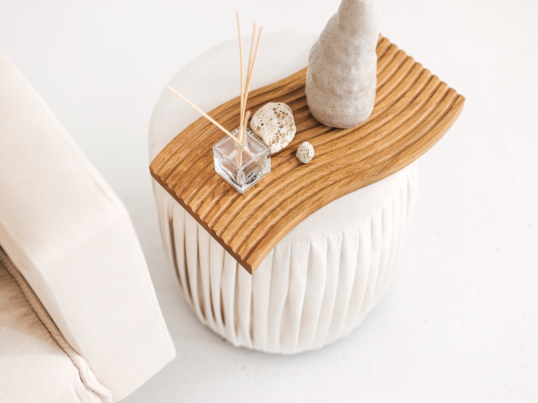 Handmade Wooden Wave Ripple Tray| Decorative Vanity Table Board| Dining ...