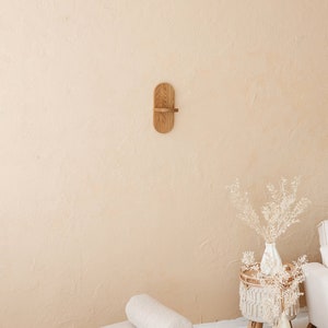 Oak Oval Shelf - Wall-mounted, Rustic Wooden Storage - Perfect for ...