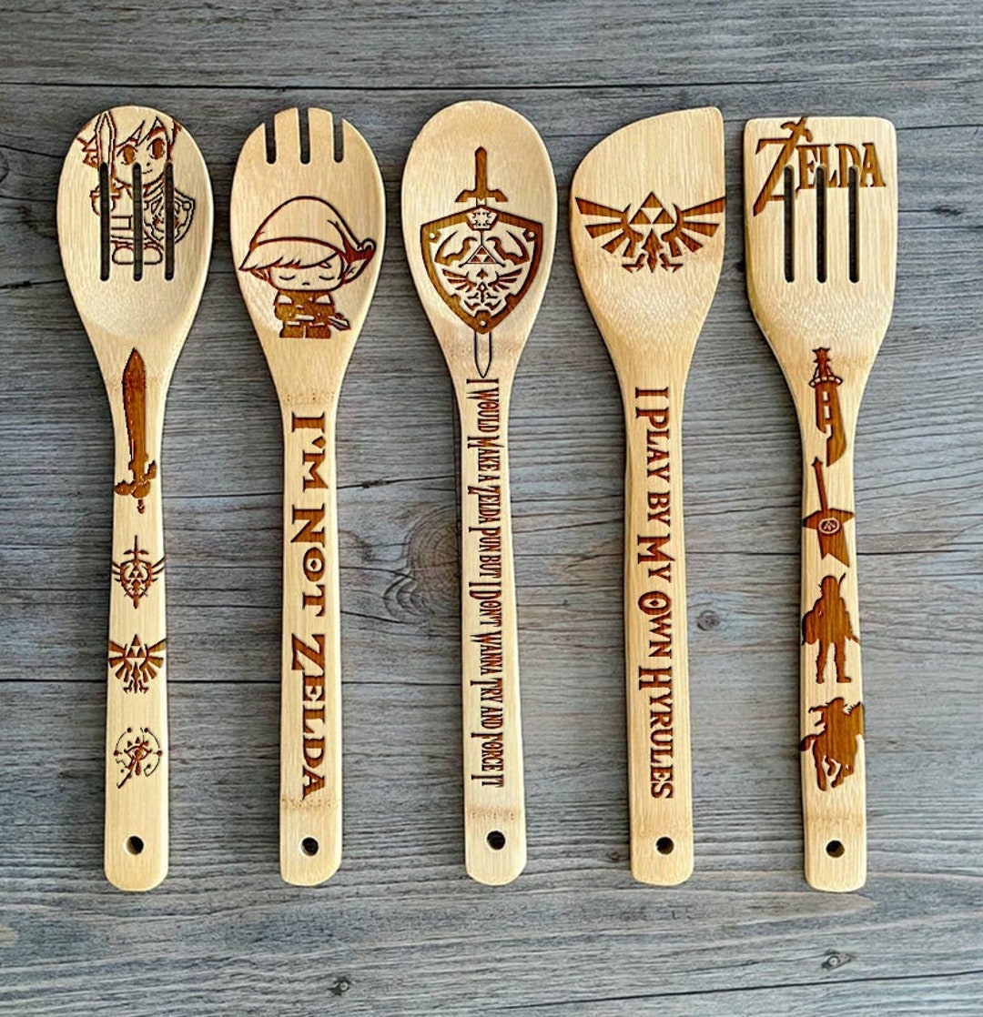 The Legend of Zelda Wooden Spoon Legend of Zelda Wood-burned - Etsy UK
