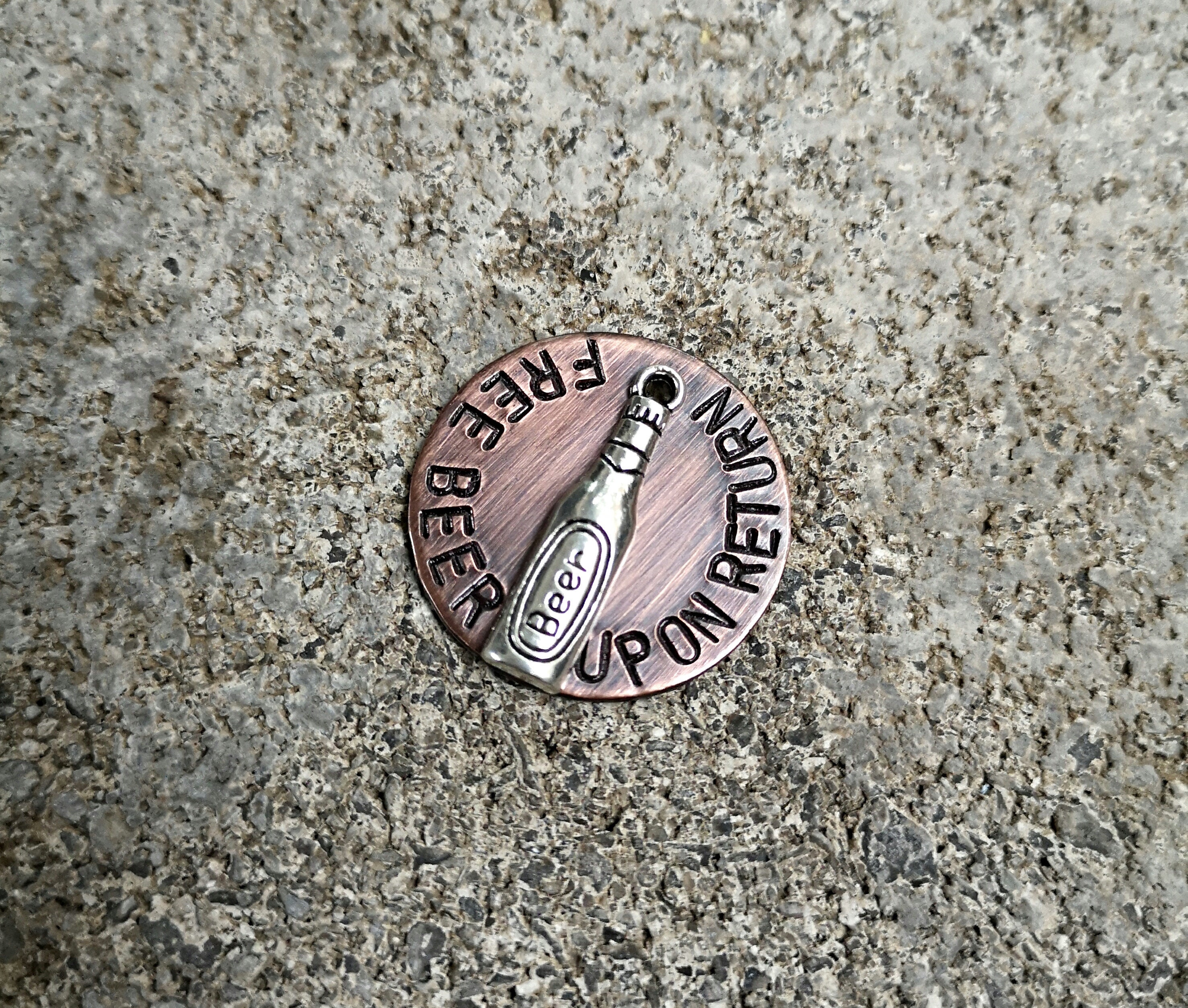 Dog Tag Beer Dog Tag Free Beer Upon Return Dog Tags for - Etsy