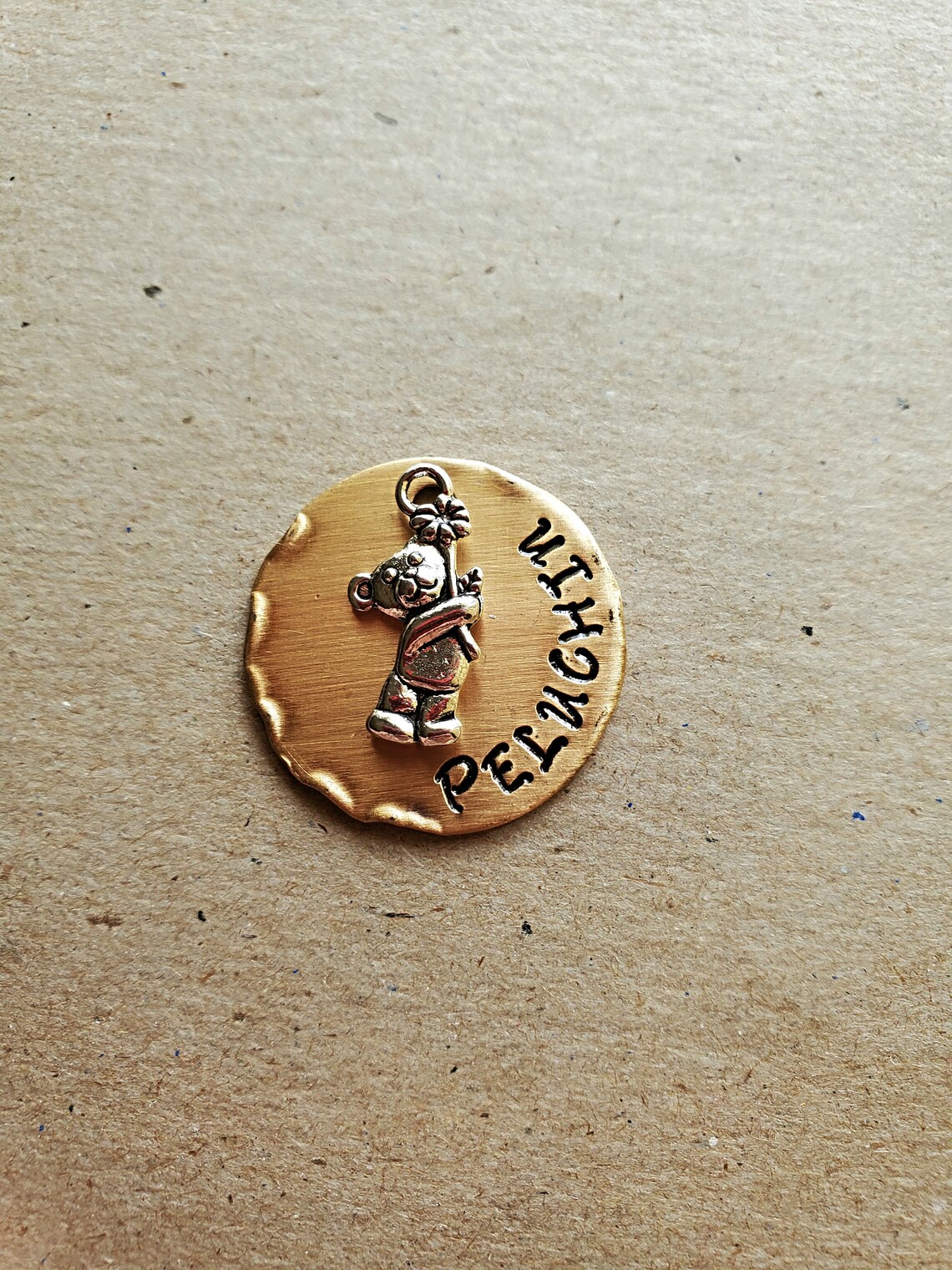 Teddy Bear Tag Bear Dog Tag Pet ID Tags | Etsy