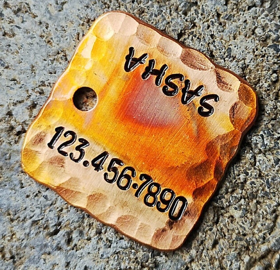 Dog Tag Square Dog Tag Dog Tags for Dogs Pet ID Tags Dog | Etsy