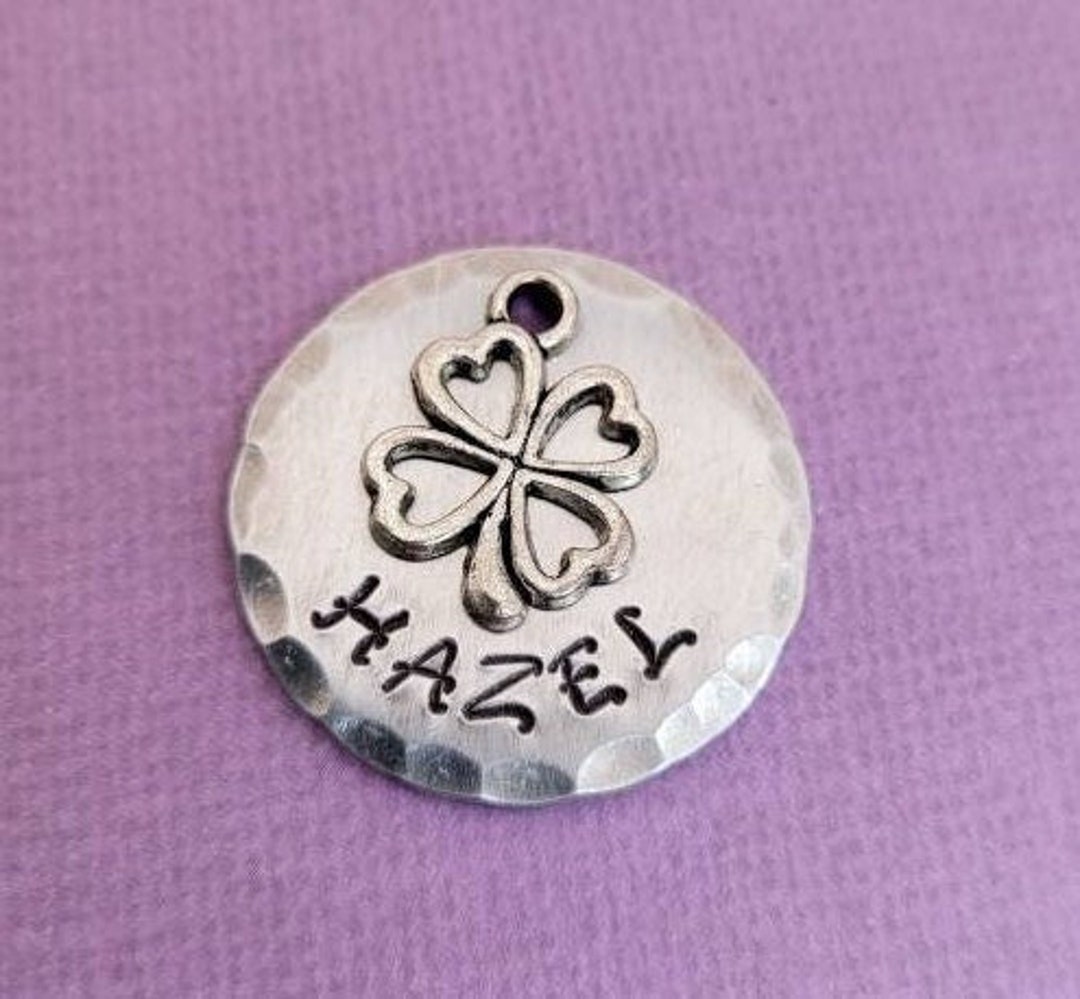 Clover Dog Tag, Dog Tags for Dogs, Dog Name Pet Tag, Dog Tags ...