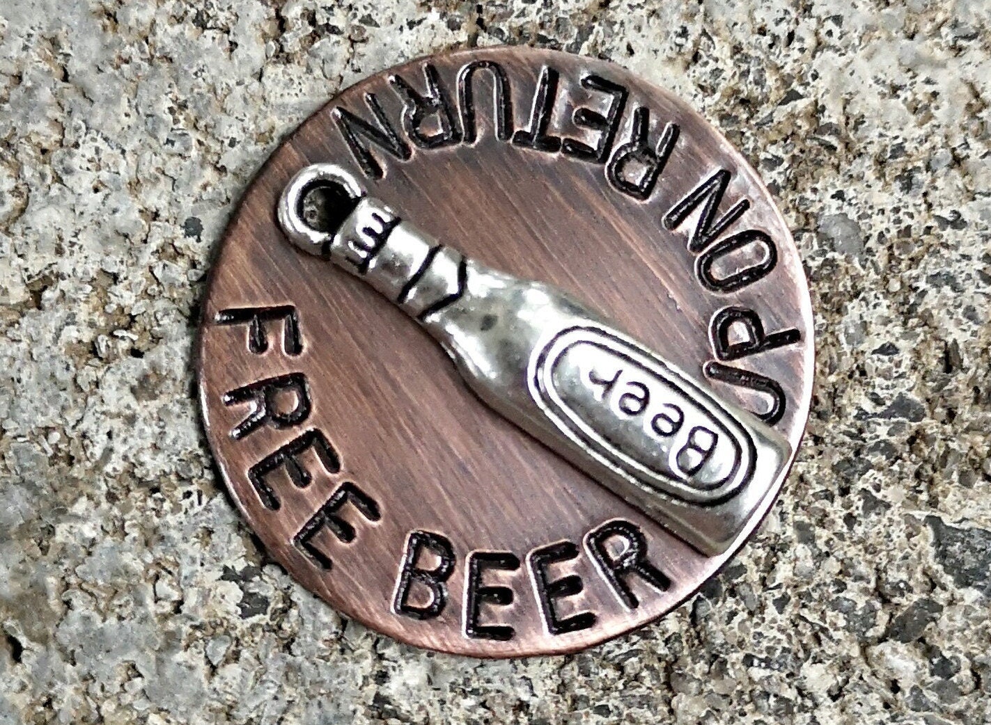 Dog Tag Beer Dog Tag Free Beer Upon Return Dog Tags for - Etsy