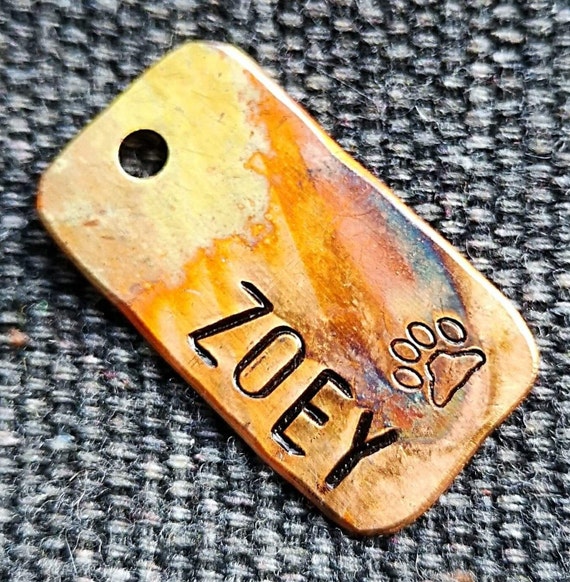 Rectangle Dog Tag Colorful Pet Tags Pet ID Tag Dog Tags for | Etsy