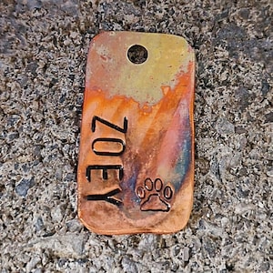 Big Dog Tag Big Rectangle Dog Tag Dog Tags for Dogs - Etsy