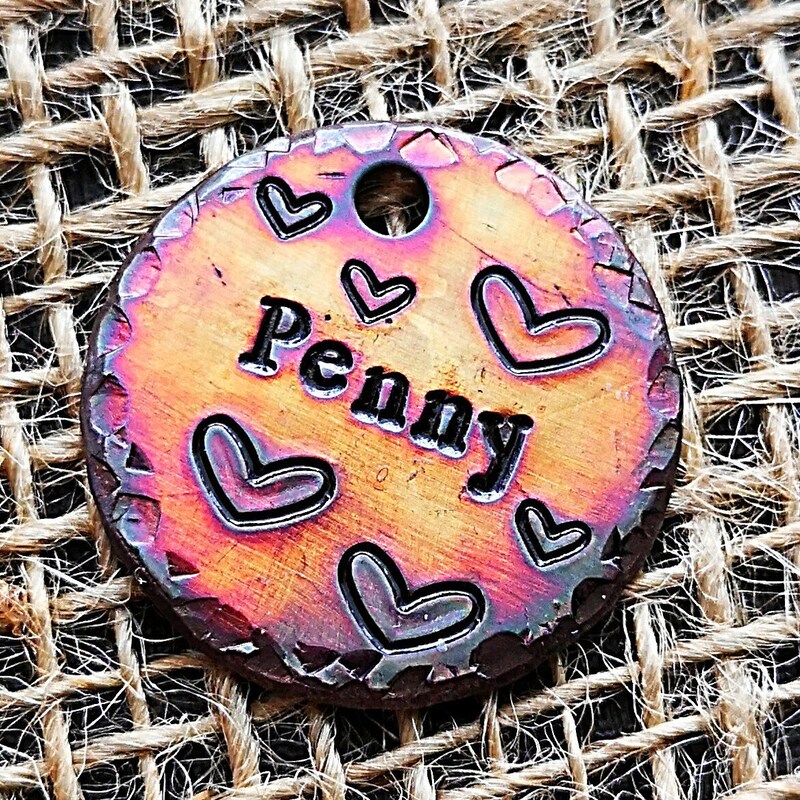 Heart Dog Tag - Etsy