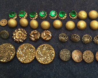 Gilt Buttons - Etsy