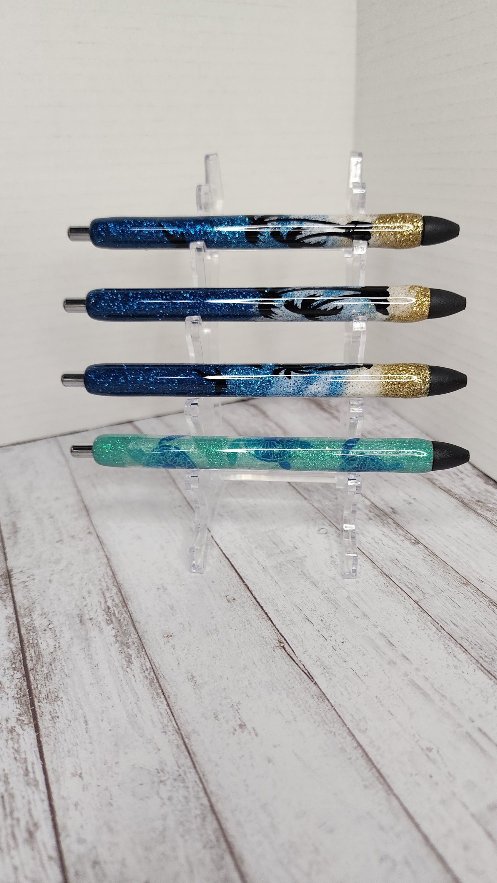Glitter-epoxy-assorted Design-hydro-dipped-beach-ink Joy GEL Pens-black ...
