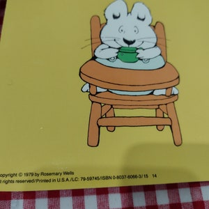 Max's First Word by Rosemary Wells - Board Book 1979 - Etsy