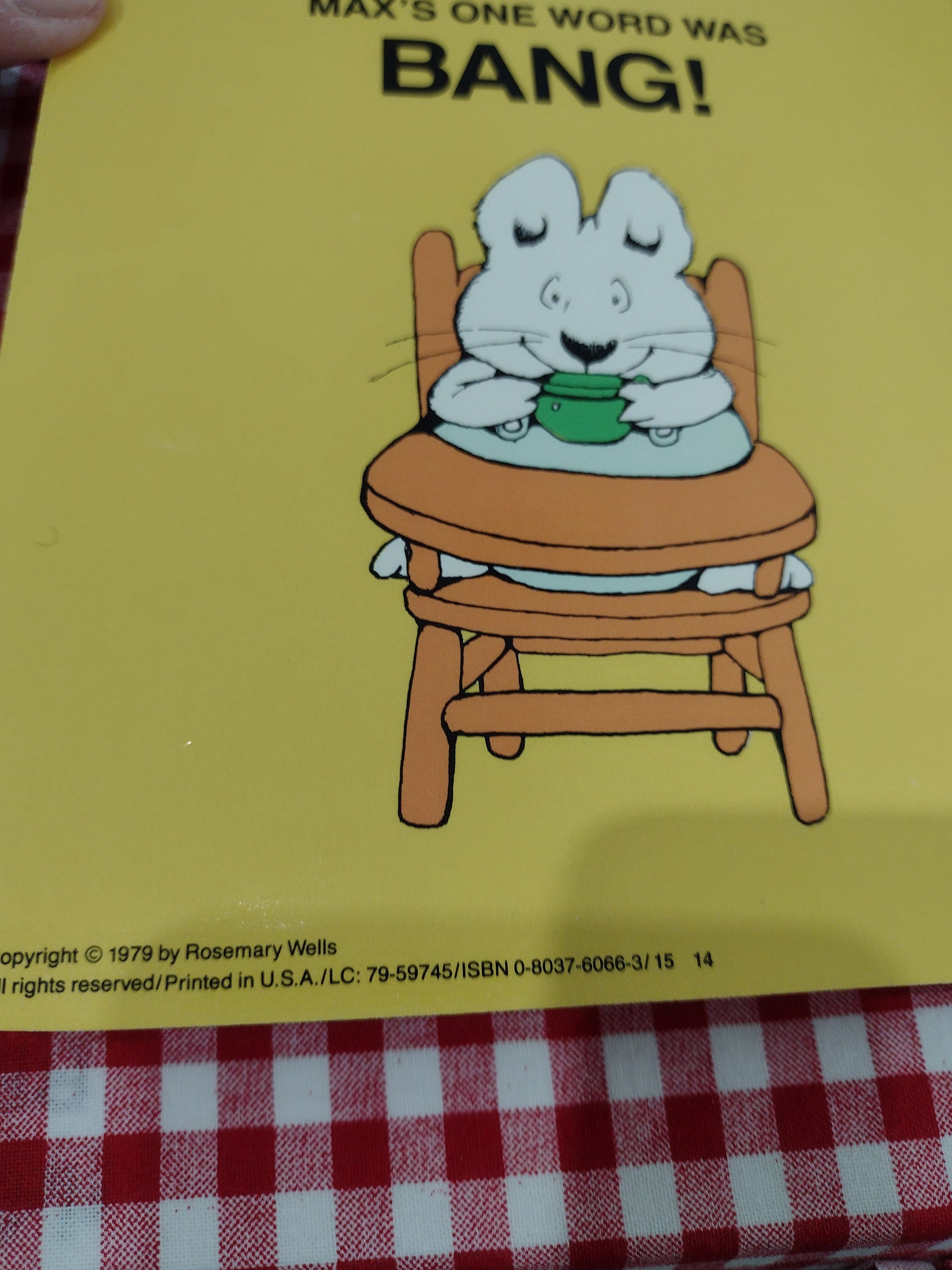 Max's First Word by Rosemary Wells Board Book 1979 - Etsy