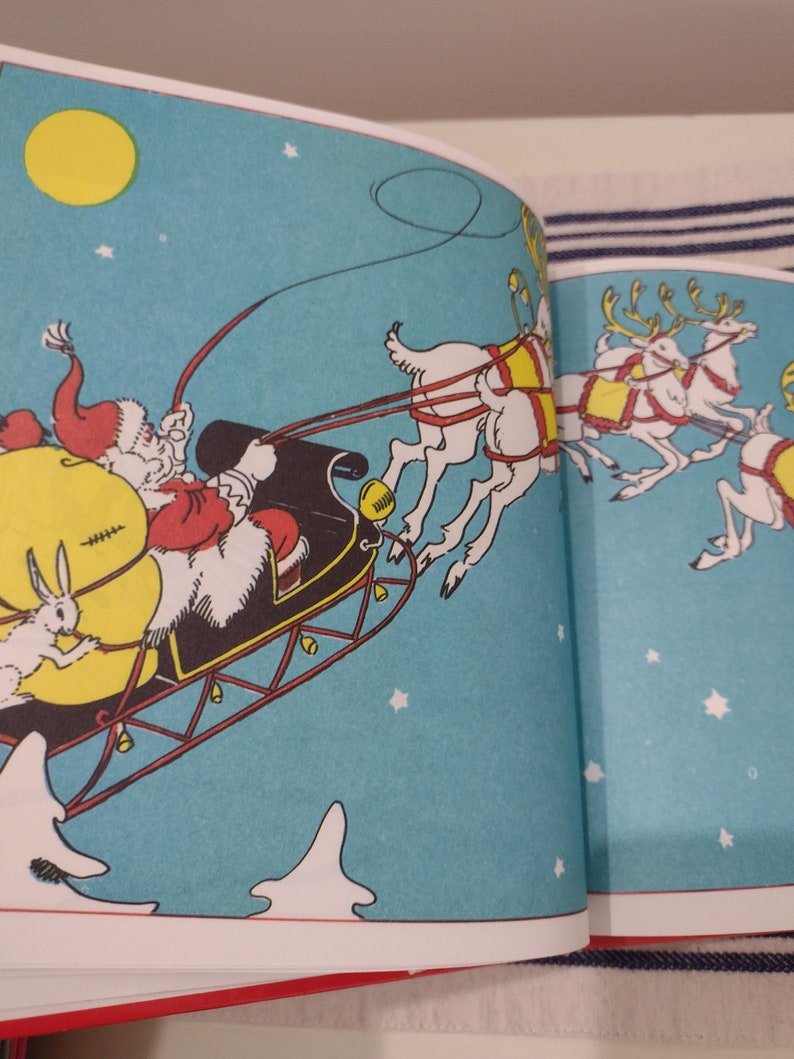 A Visit From Saint Nicholas Illustrated by Berta & Elmer Hader - Etsy