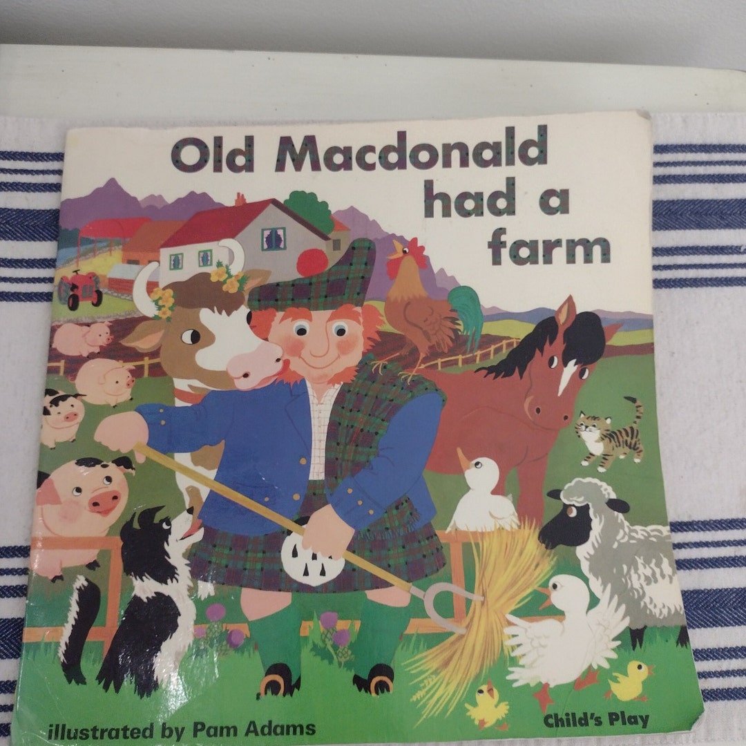Old Macdonald Had a Farm- Illustrated by Pam Adams 1993 Large Book - Etsy