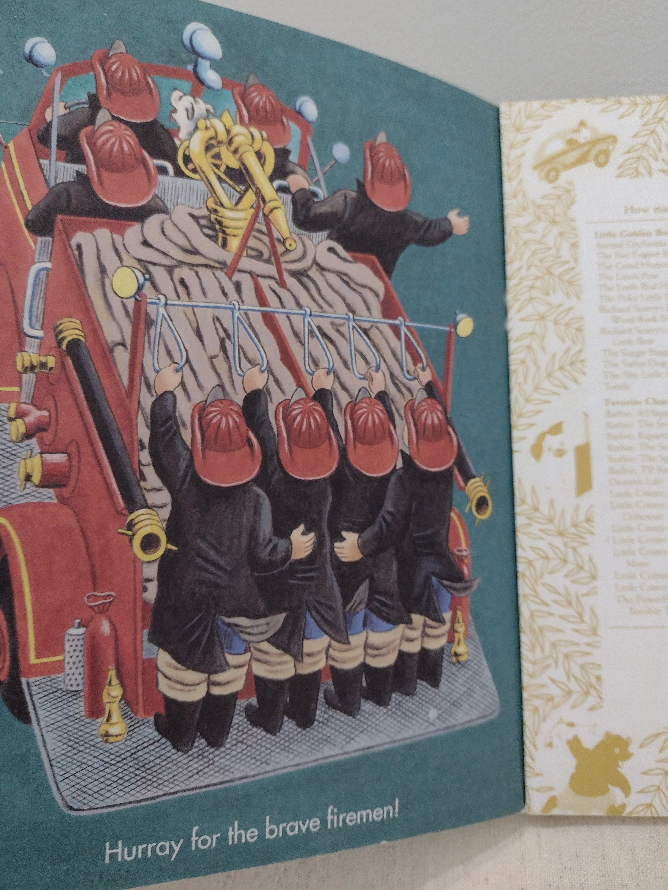 A Little Golden Book the Fire Engine Book Tibor Gergely 1987 Edition - Etsy