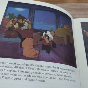 An American Tail Fievel Goes West - Fievel to the Rescue 1991 Paperback ...