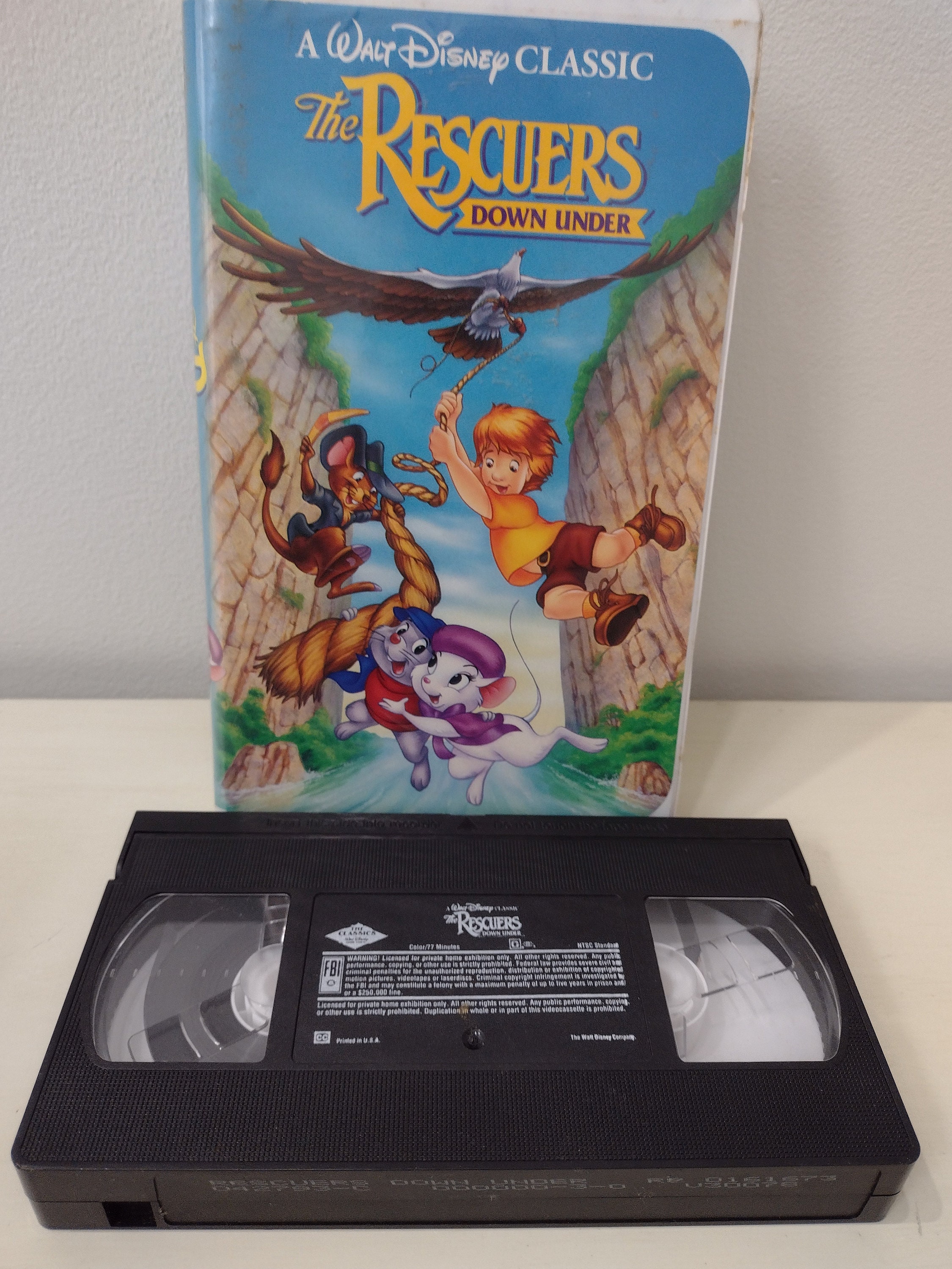 Walt Disney Classic the Rescuers Down Under VHS Video Tape Movie - Etsy