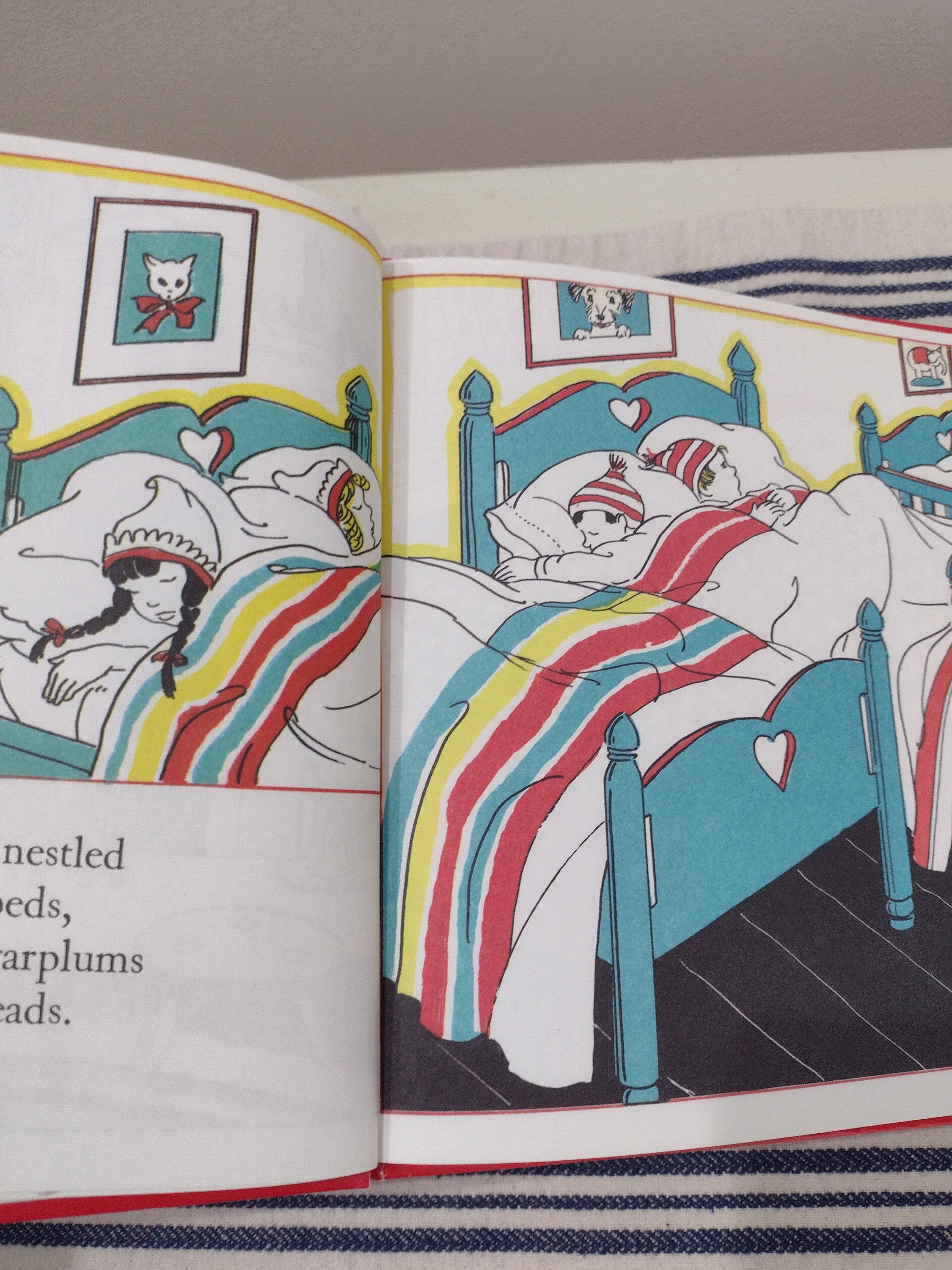 A Visit From Saint Nicholas Illustrated by Berta & Elmer Hader - Etsy