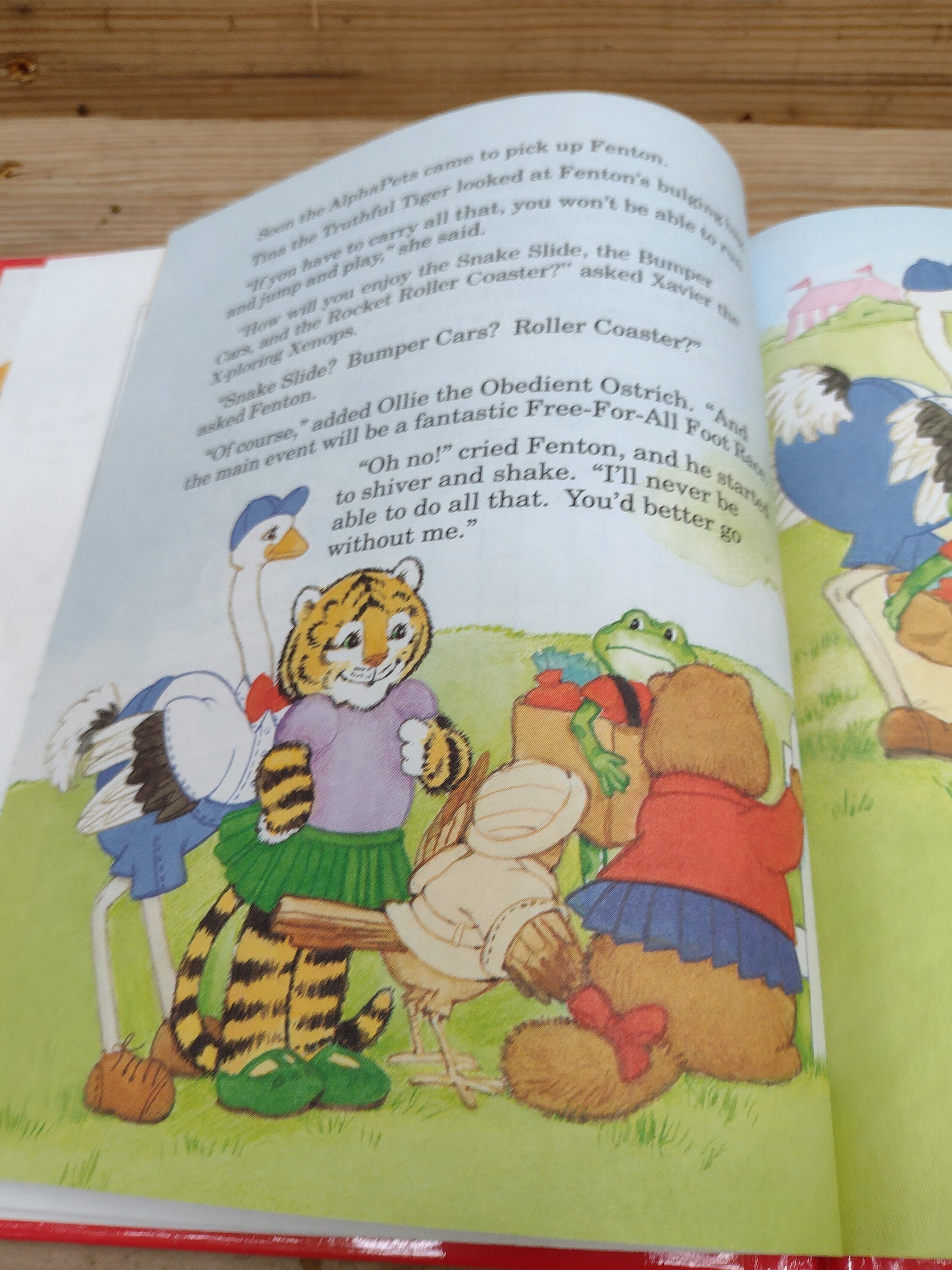 Alphapets Book Fenton and the Magic Bag 1990 Grolier Book Fenton the ...