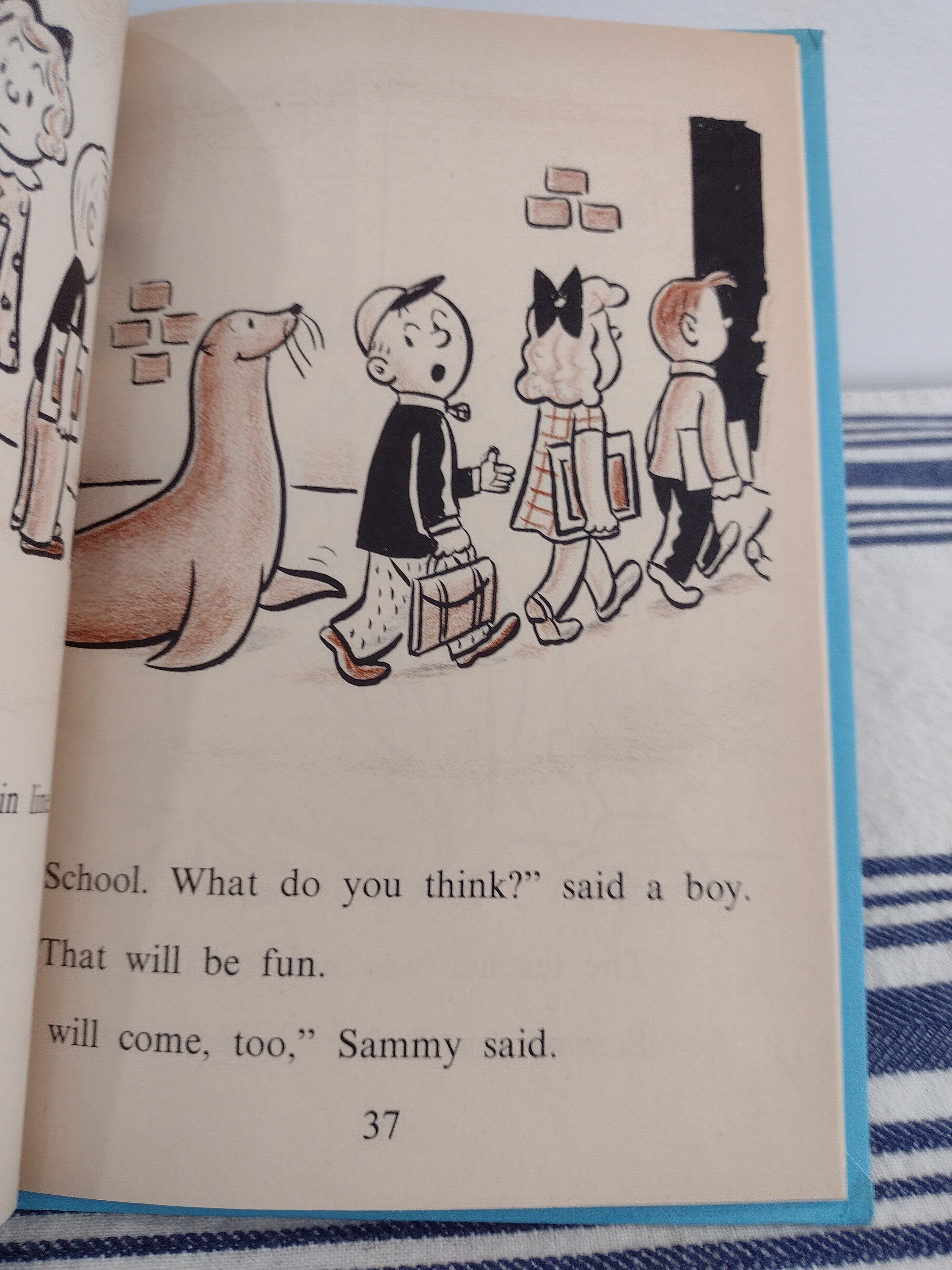 Sammy the Seal Story and Pictures by Syd Hoff 1959 Copyright Hardcover ...