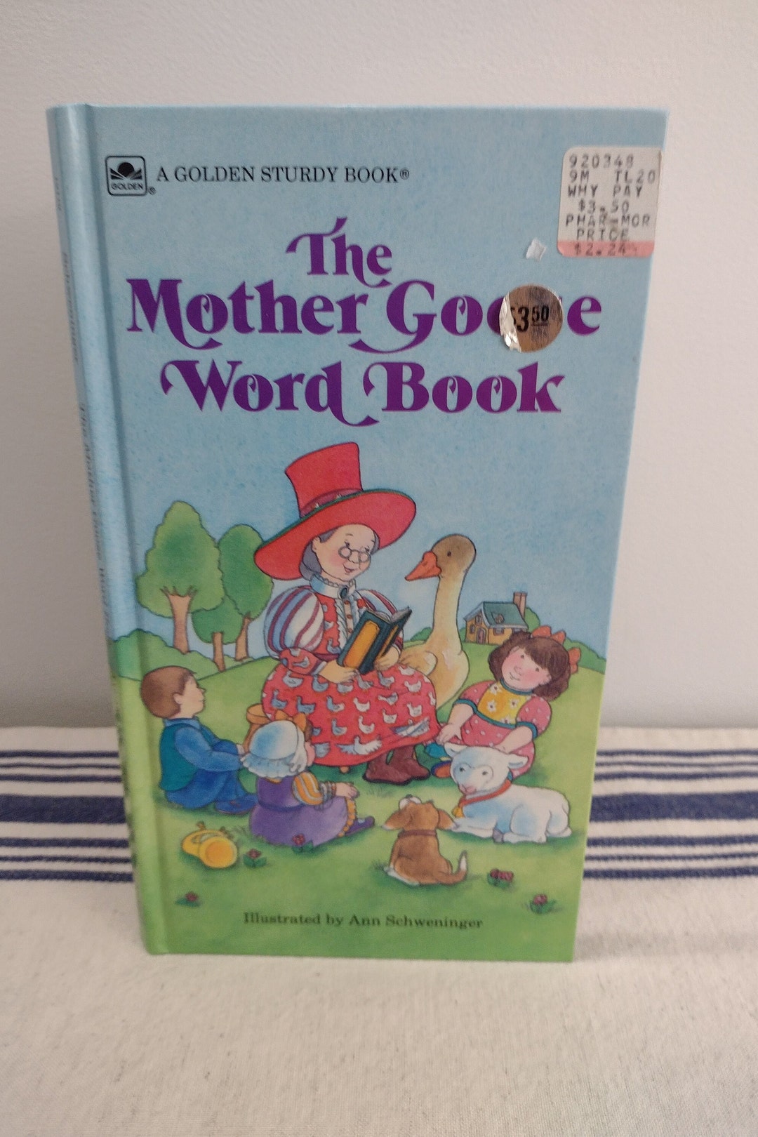 The Mother Goose Word Book- A Golden Sturdy Book 1987 Hardcover ...