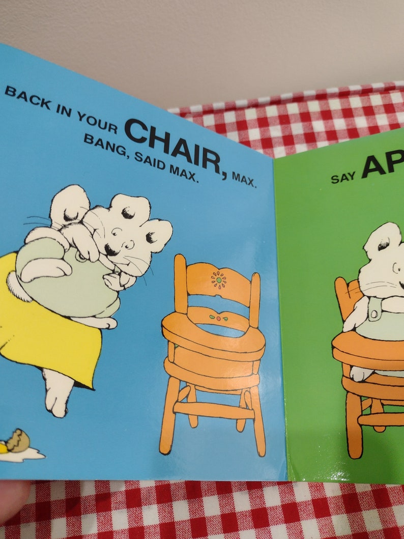 Max's First Word by Rosemary Wells Board Book 1979 - Etsy